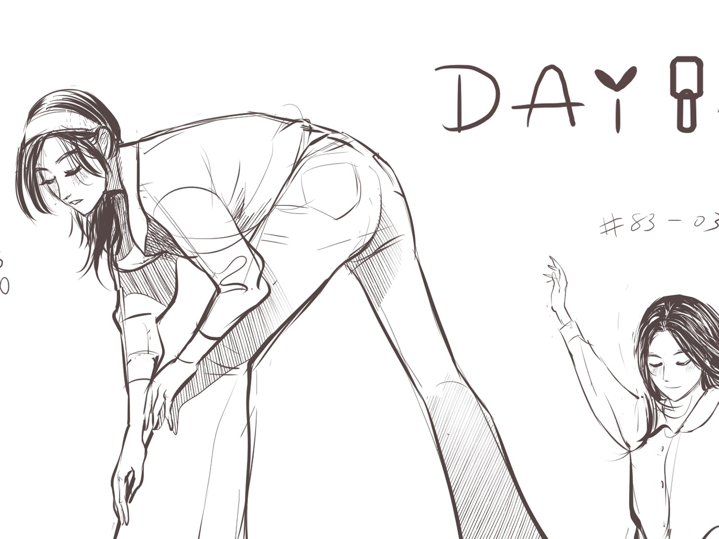 #速写60天挑战赛# Day08 @速写班长_spa_310-站酷ZCOOL