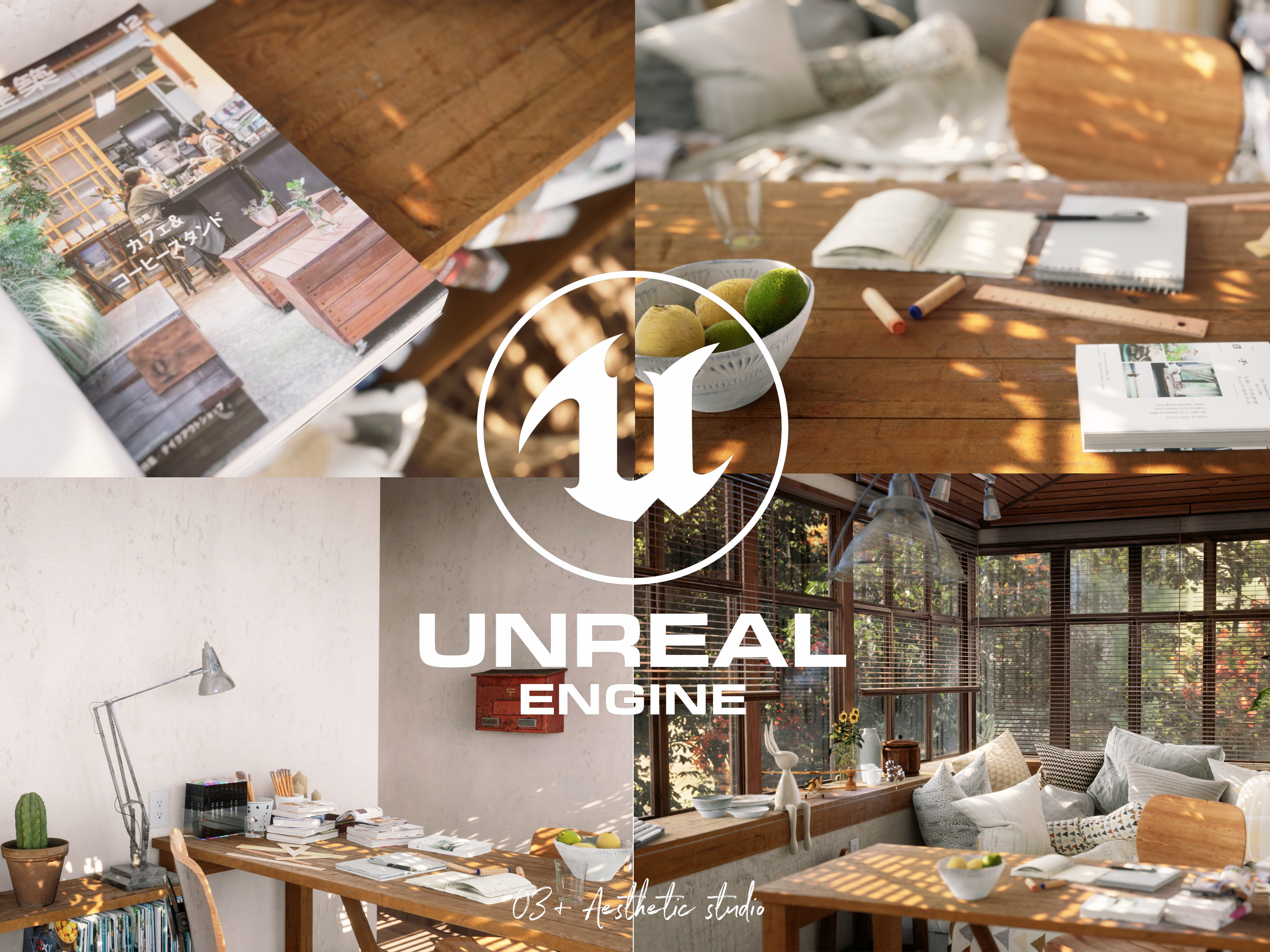 UE4 | #7 生活的样子（书房）_03add美学工作室-站酷ZCOOL