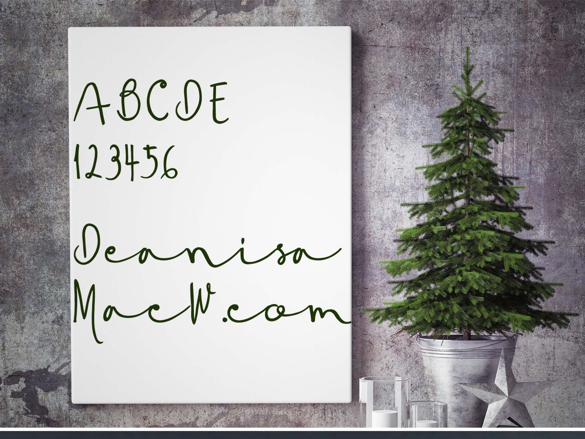 Deanisa时尚杂志手写字体_Mac小素材-站酷ZCOOL