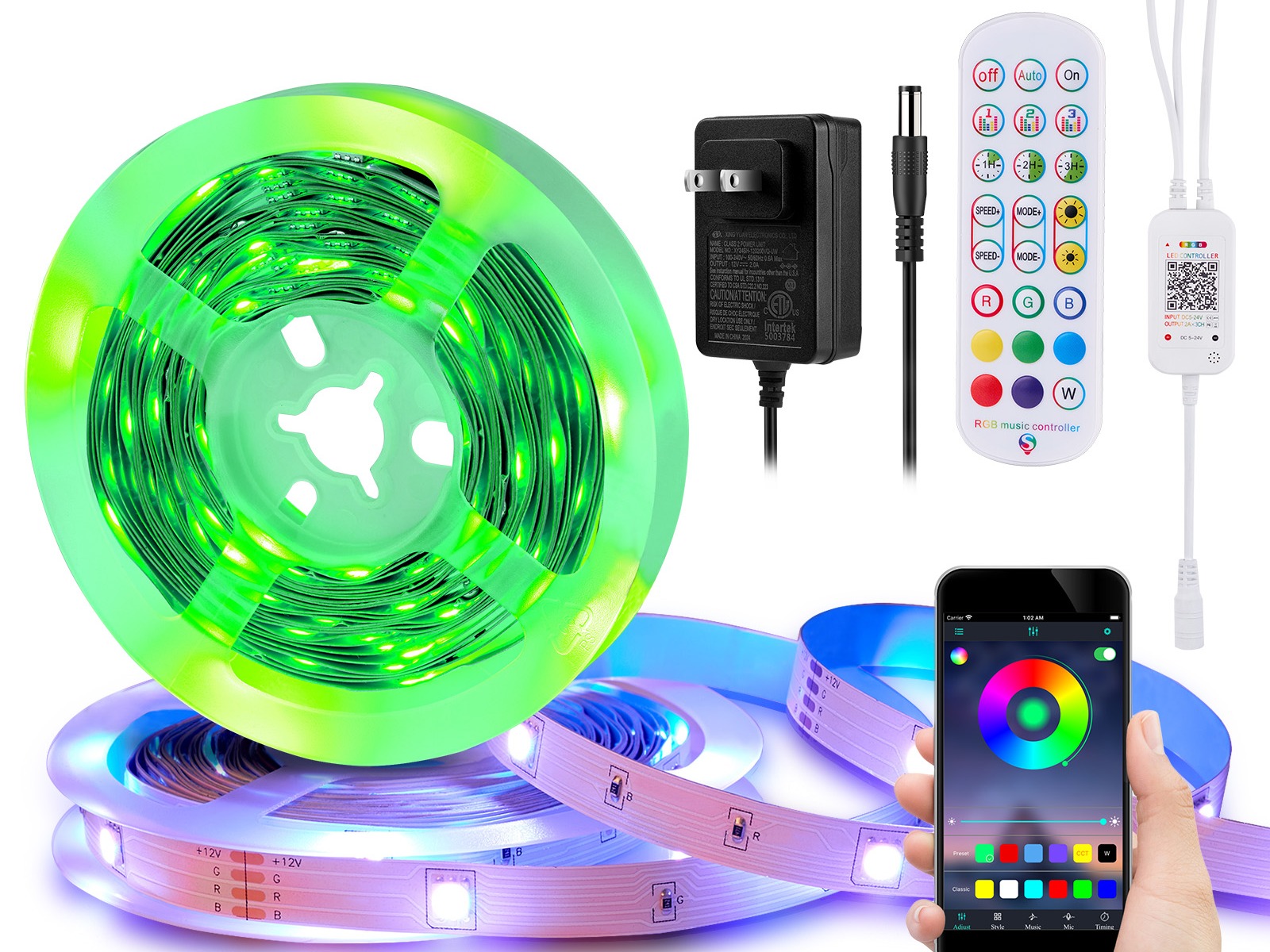 亚马逊产品摄影精修Led彩灯发光灯彩条灯_橙子酱酱-站酷ZCOOL