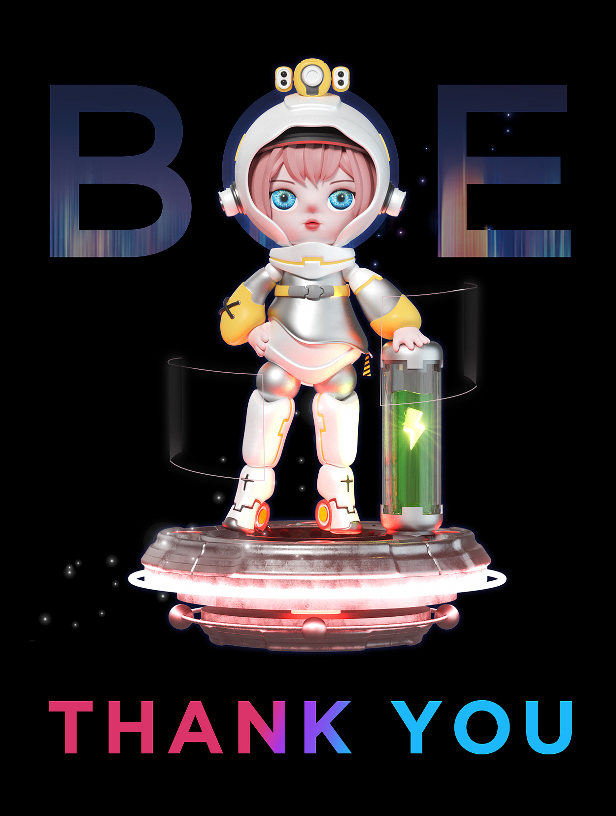 「你好，BOE」京东方品牌IP形象设计 | 机器人京京_BERRY贝瑞-站酷ZCOOL