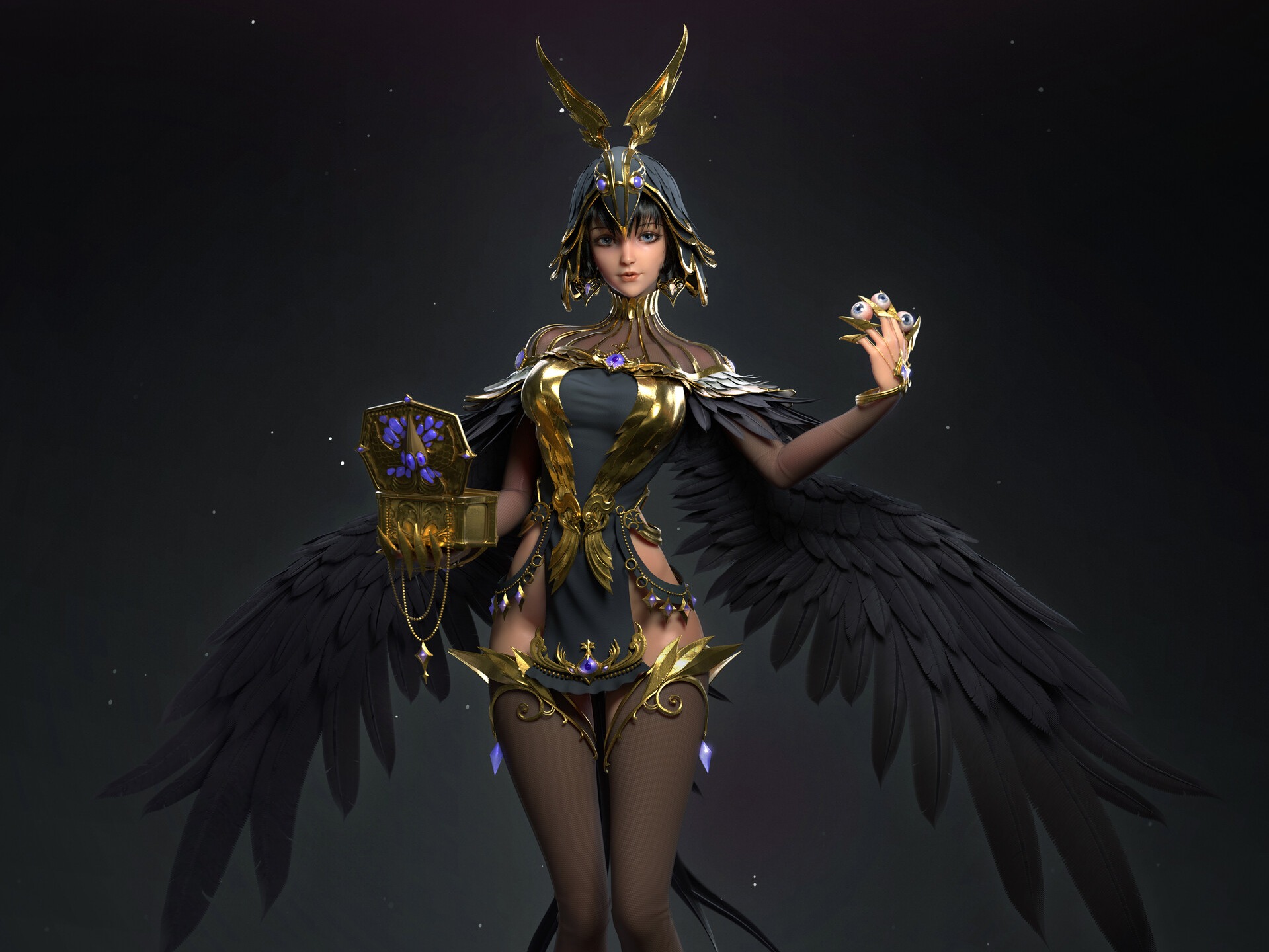 翼次方CG角色线下班学员马振程完成效果图两组_翼次方CG-站酷ZCOOL