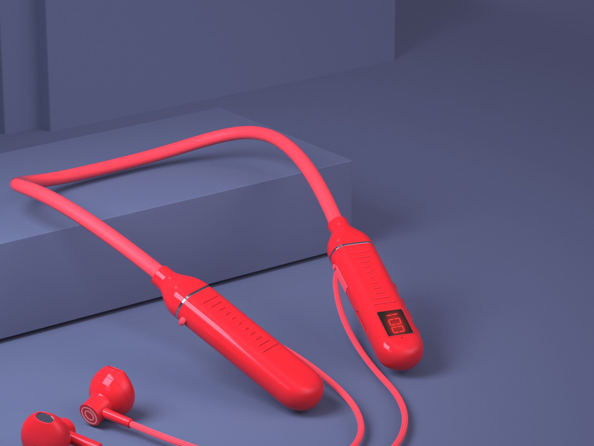 X6半入耳蓝牙耳机SKU_骏驹-站酷ZCOOL