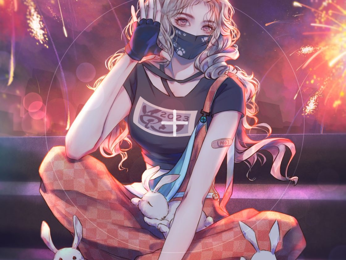 兔年贺图_oO陌夕Oo-站酷ZCOOL