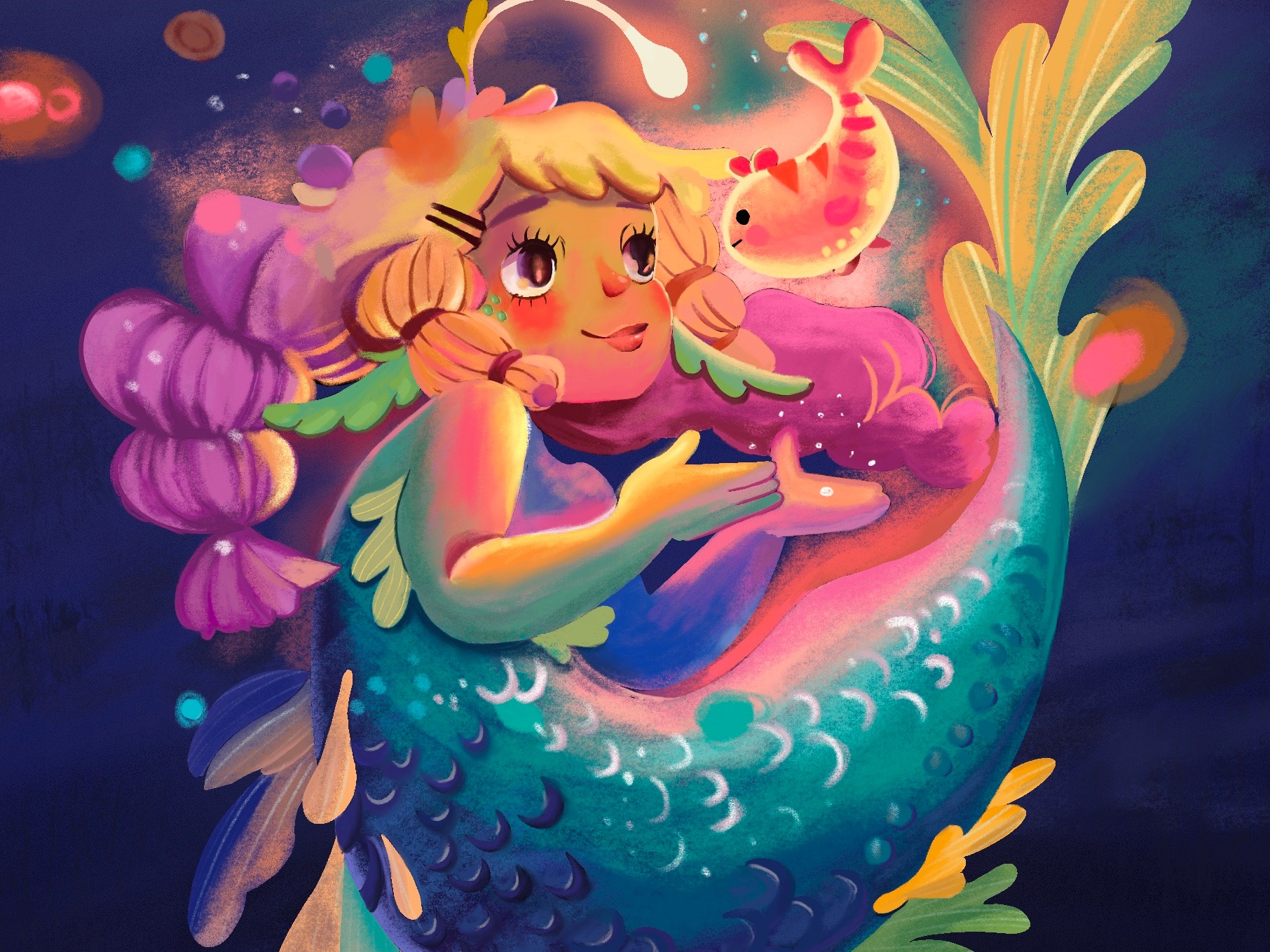 美人鱼_Zora_Hao-站酷ZCOOL