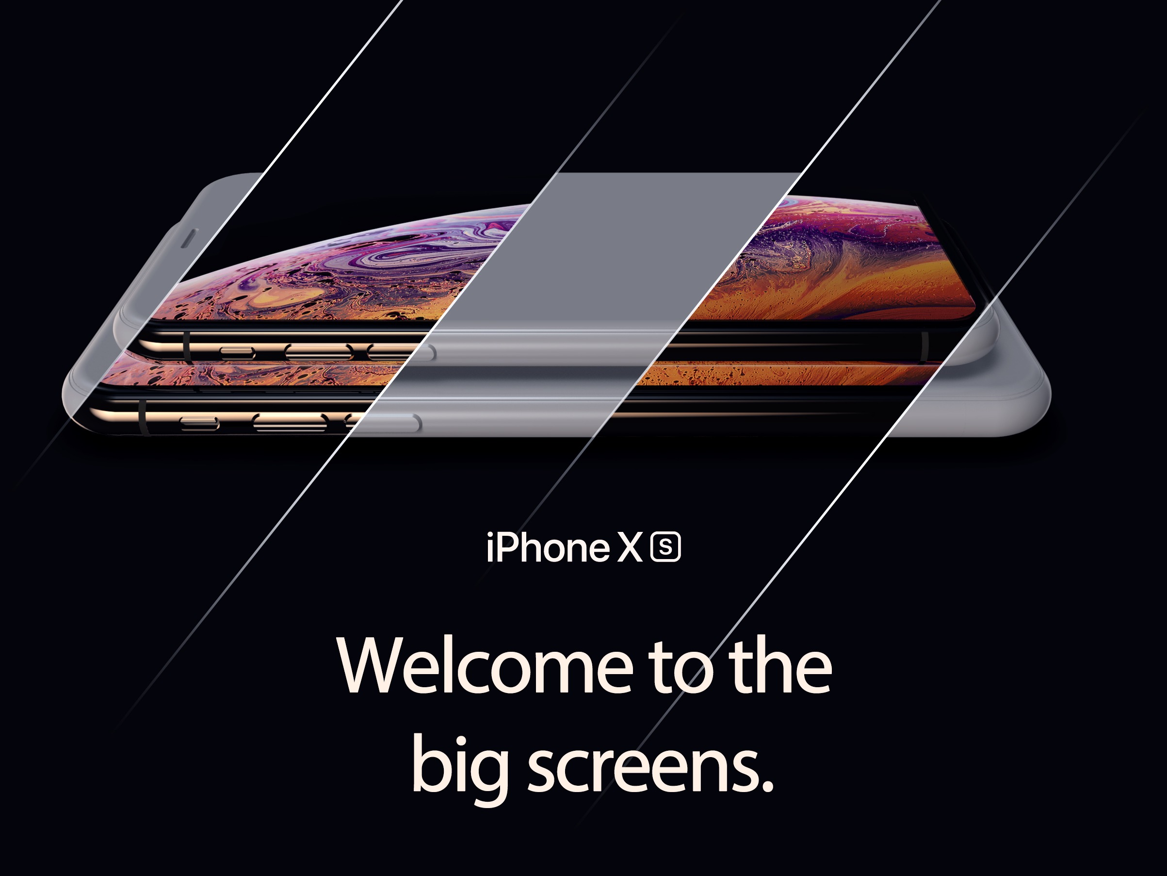 Keyshot | iPhone XS Welcome to the big screens._Chenzer0-站酷ZCOOL