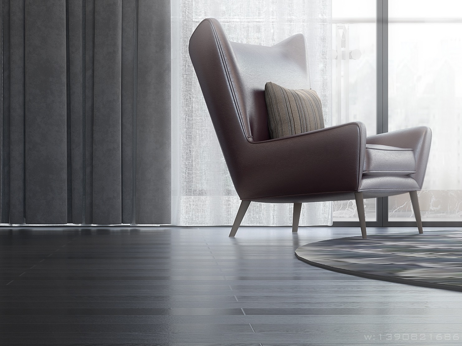 写实效果图，现代简约，越简越美_yujie_78-站酷ZCOOL