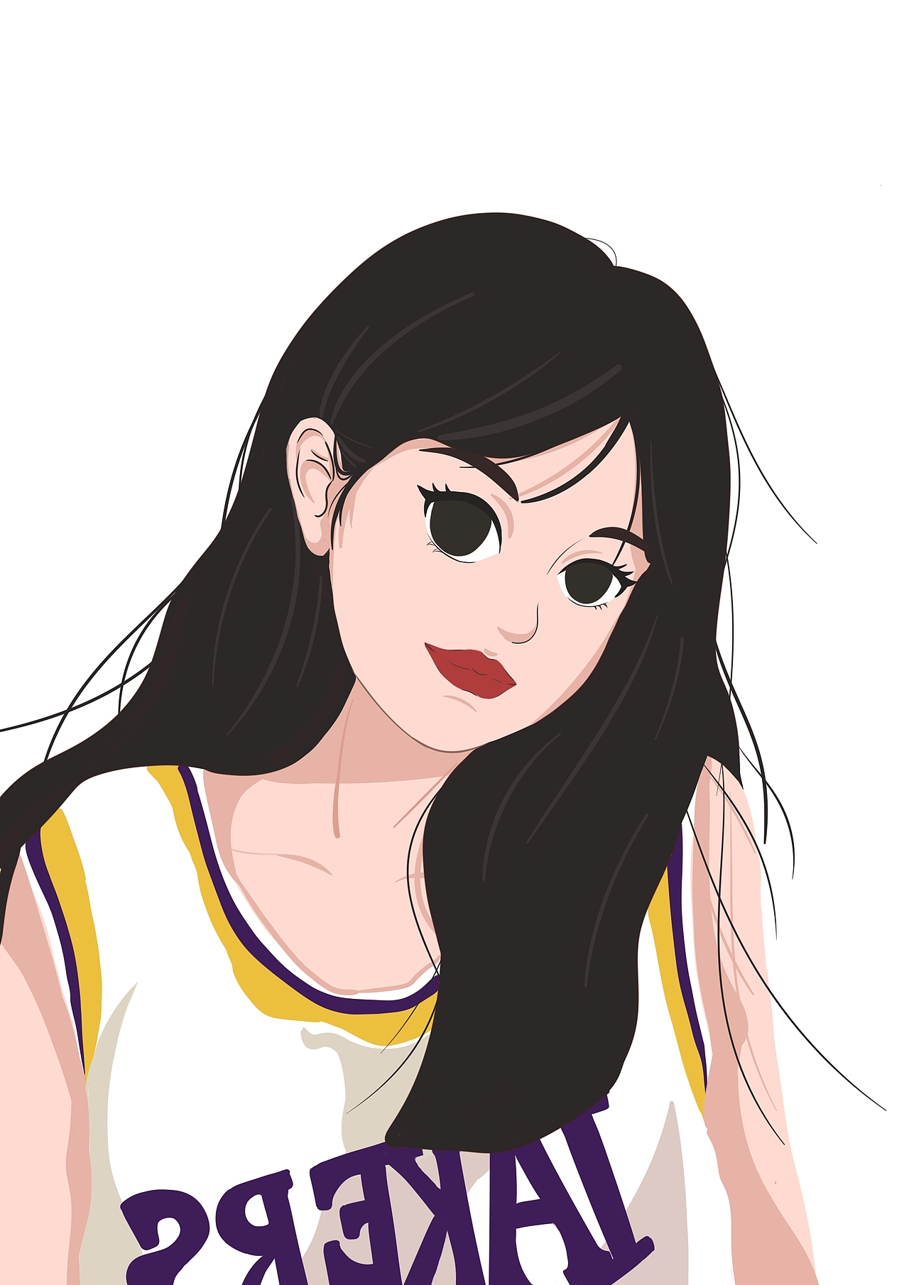 篮球小姐姐_Valeria吖吖-站酷ZCOOL