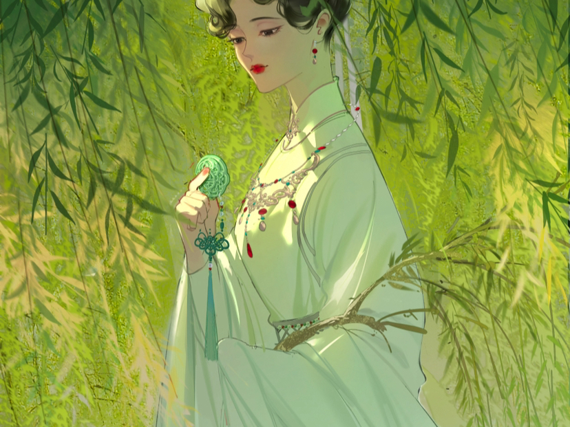 今天的小姐姐_画痨Easy-站酷ZCOOL