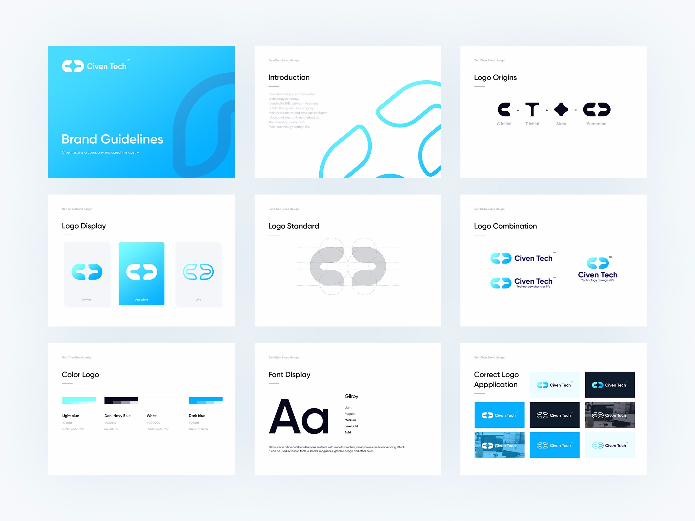 Civen Tech品牌提案_本琛品牌设计-站酷ZCOOL