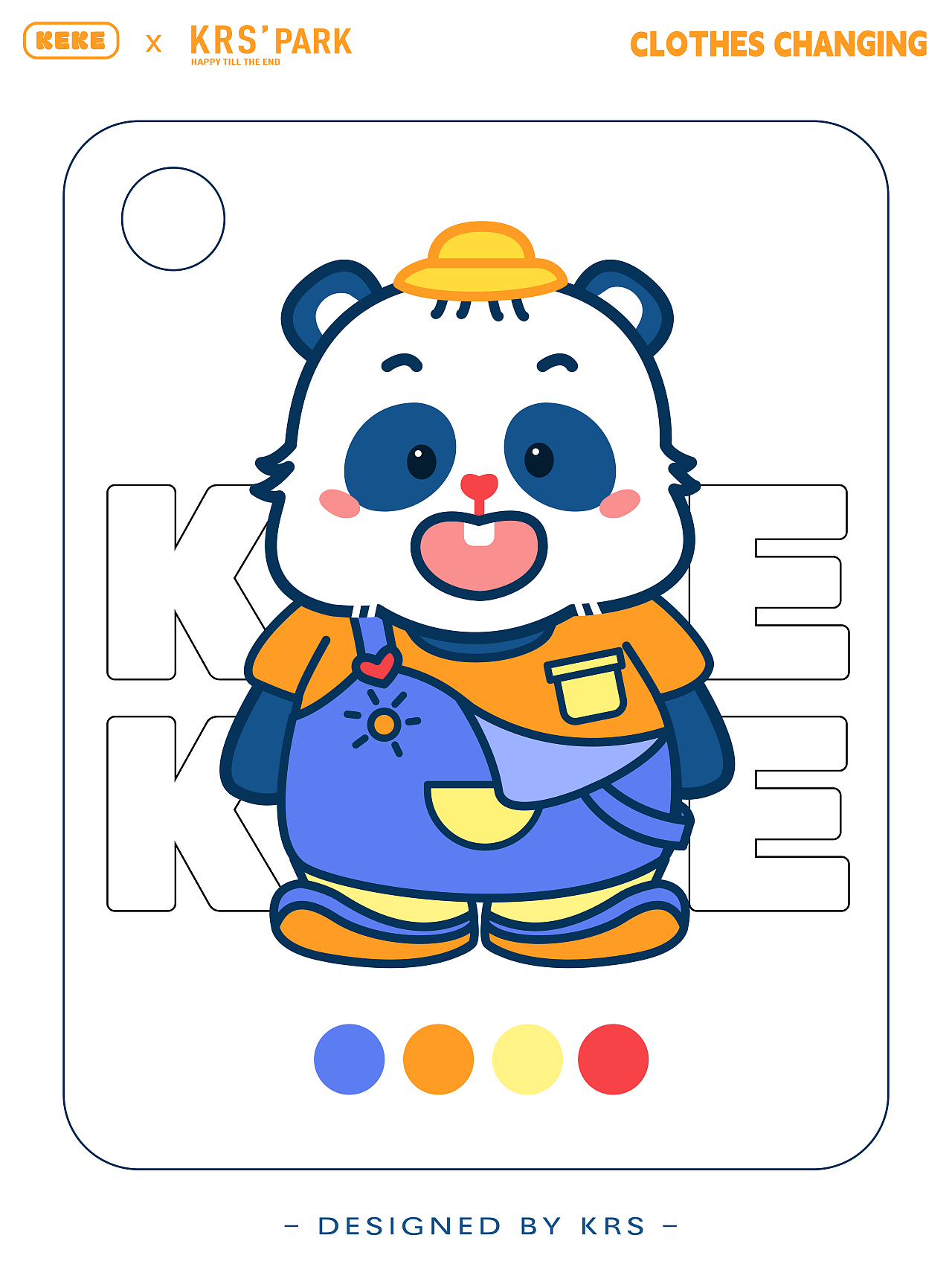 IP设计-熊猫崽KEKE_K柯瑞森-站酷ZCOOL