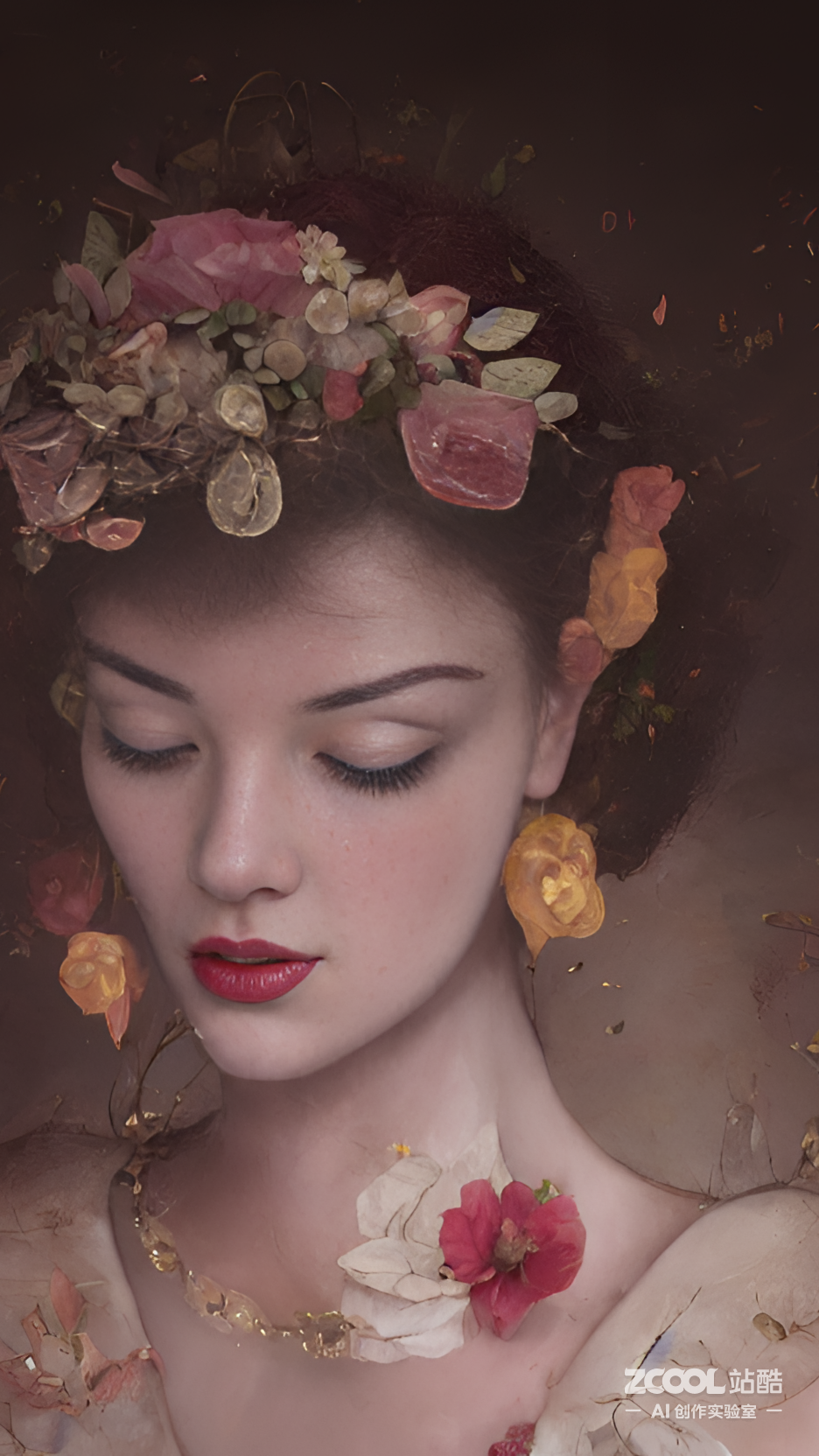 #AI创作实验室#美女肖像_絕世黃瓜-站酷ZCOOL