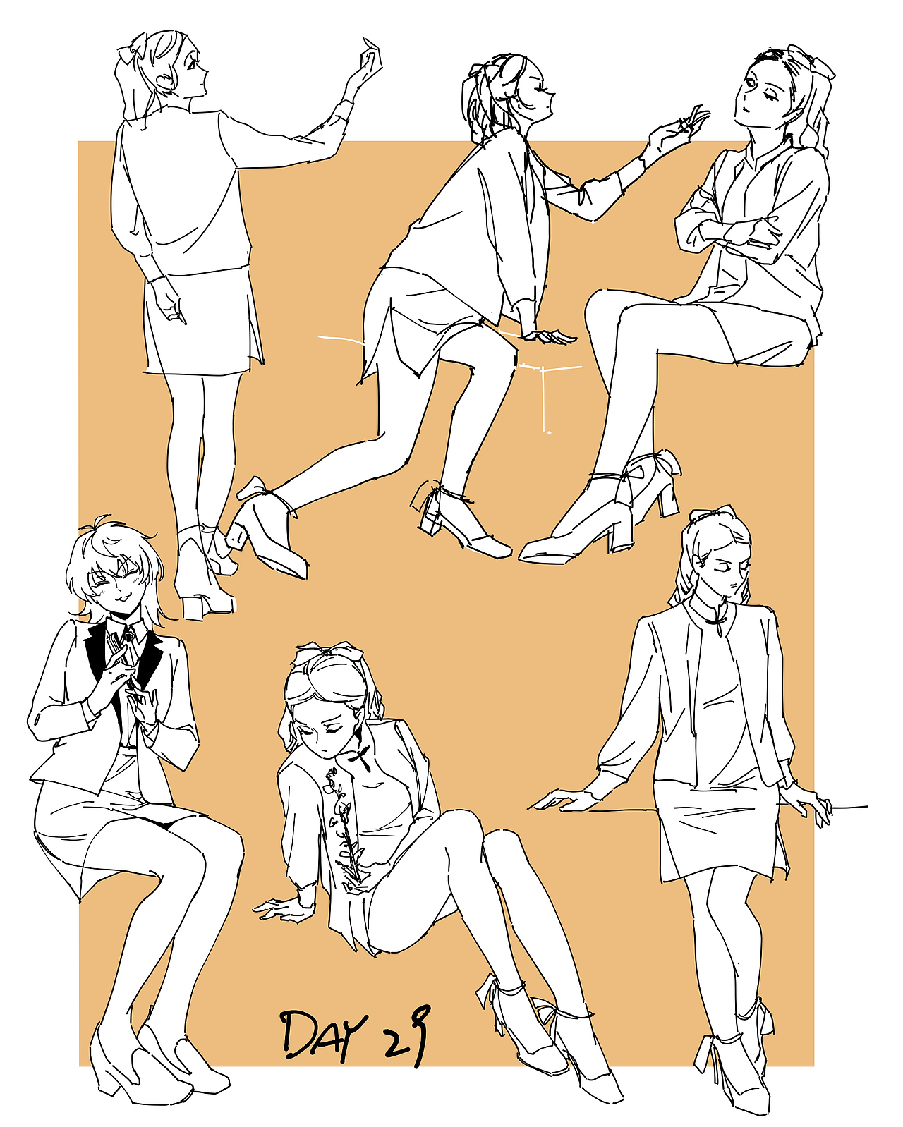 #速写60天挑战赛# Day29 @速写班长_遛狗用户-站酷ZCOOL