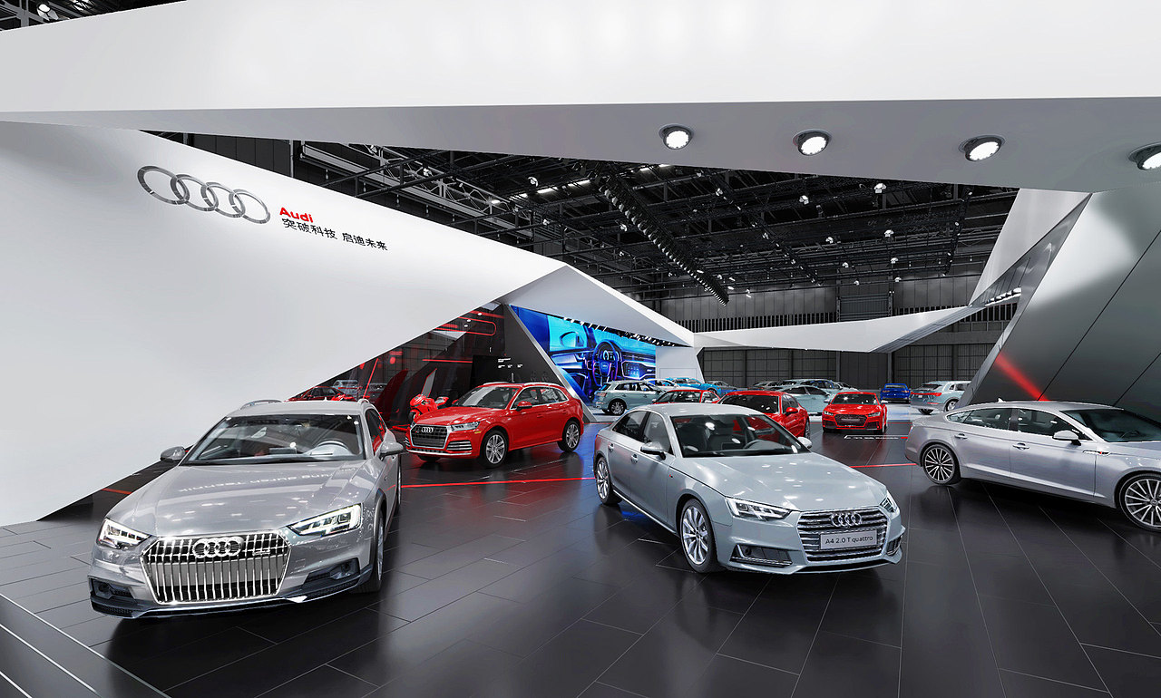 车展 展位 展览展示设计_IXXVII-站酷ZCOOL