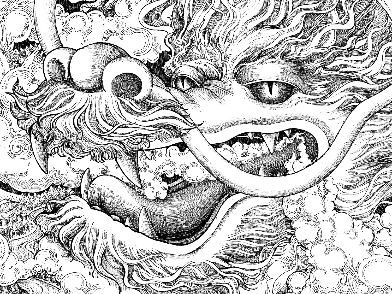 我的黑白画【二】_Cigar22-站酷ZCOOL