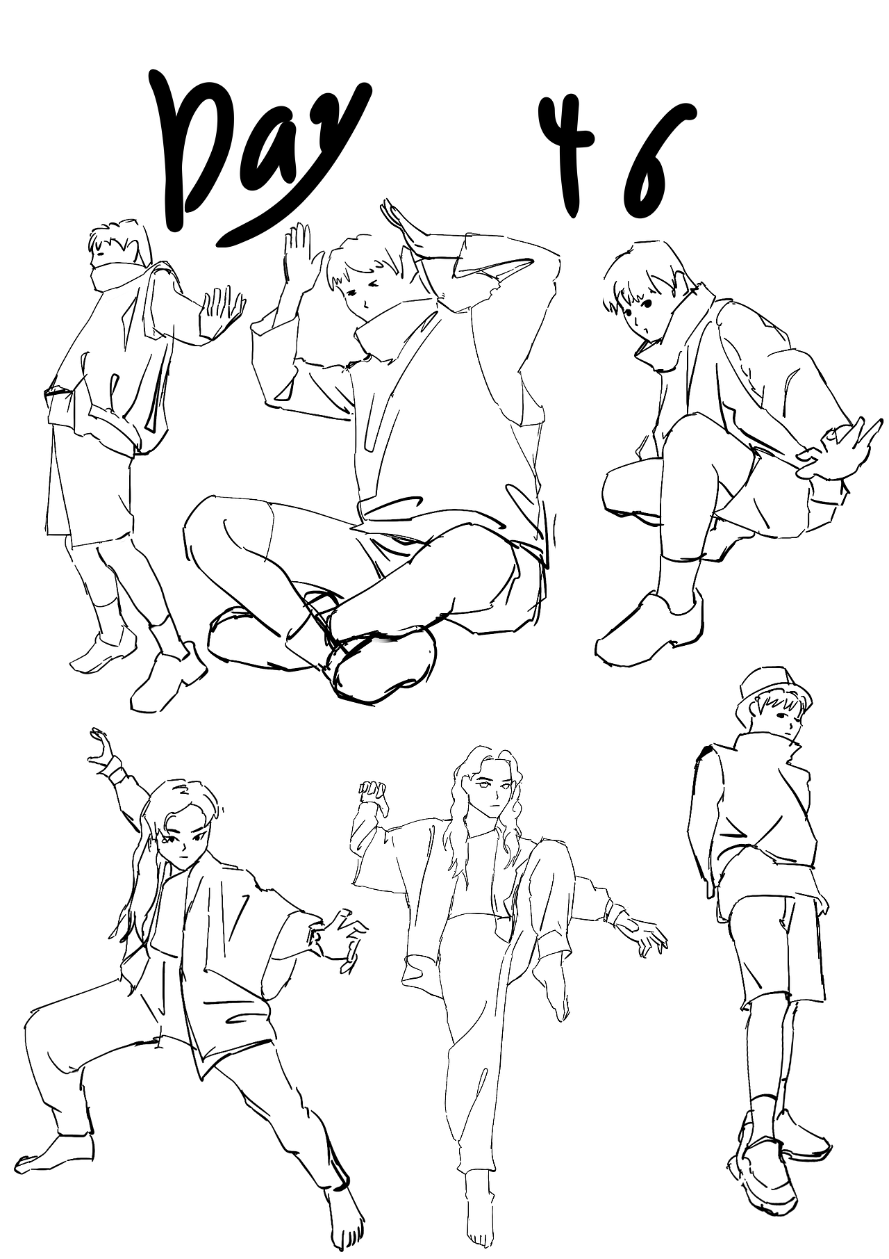 #速写60天挑战赛# day46@速写班长_帝懿歆-站酷ZCOOL