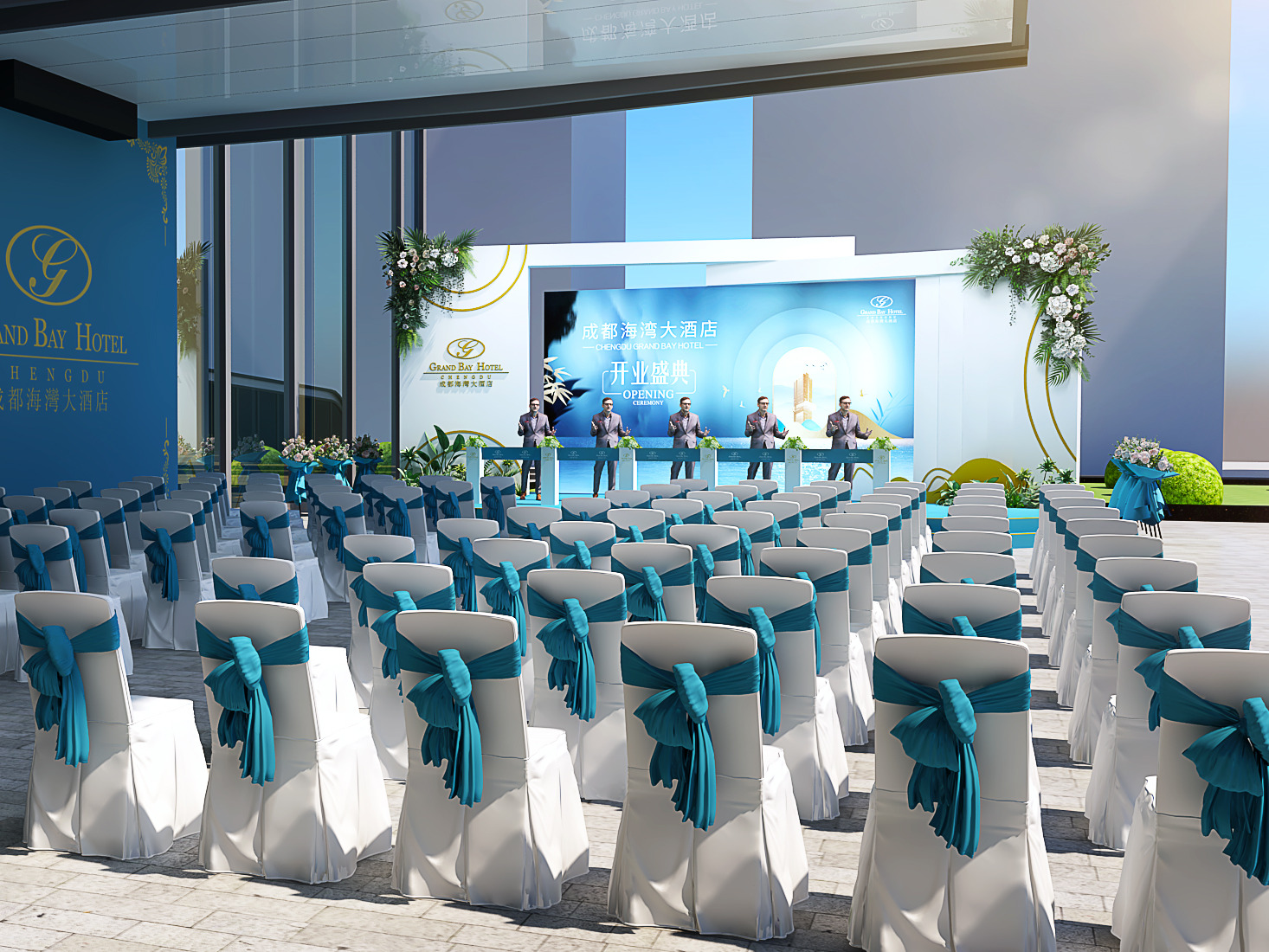 酒店开业舞美_赤烏-站酷ZCOOL