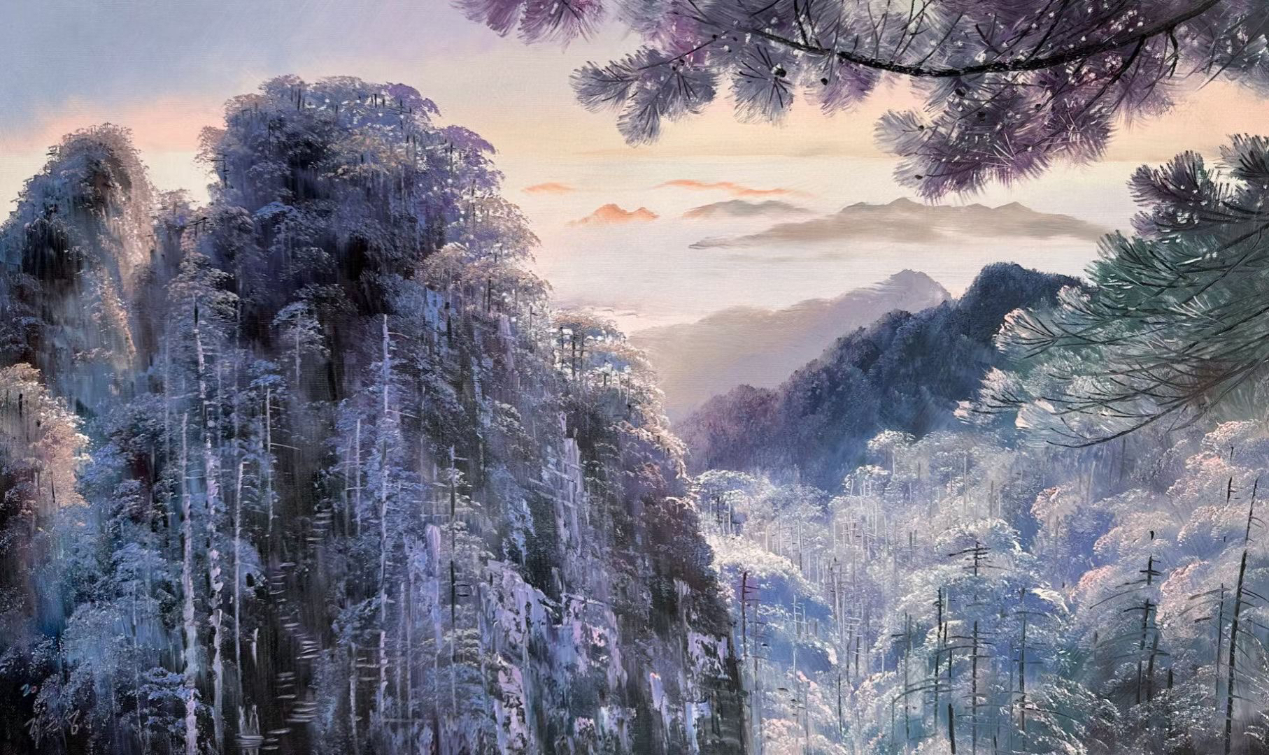 池云星油画长90宽60_群博书画院-站酷ZCOOL