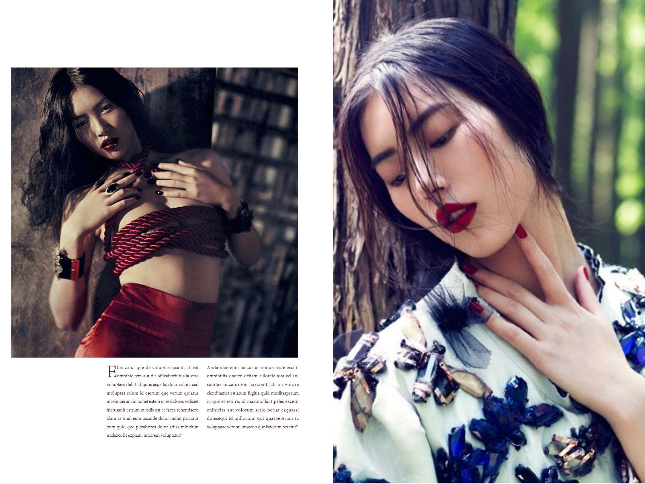 刘雯大表姐画册_小尾巴丶x-站酷ZCOOL