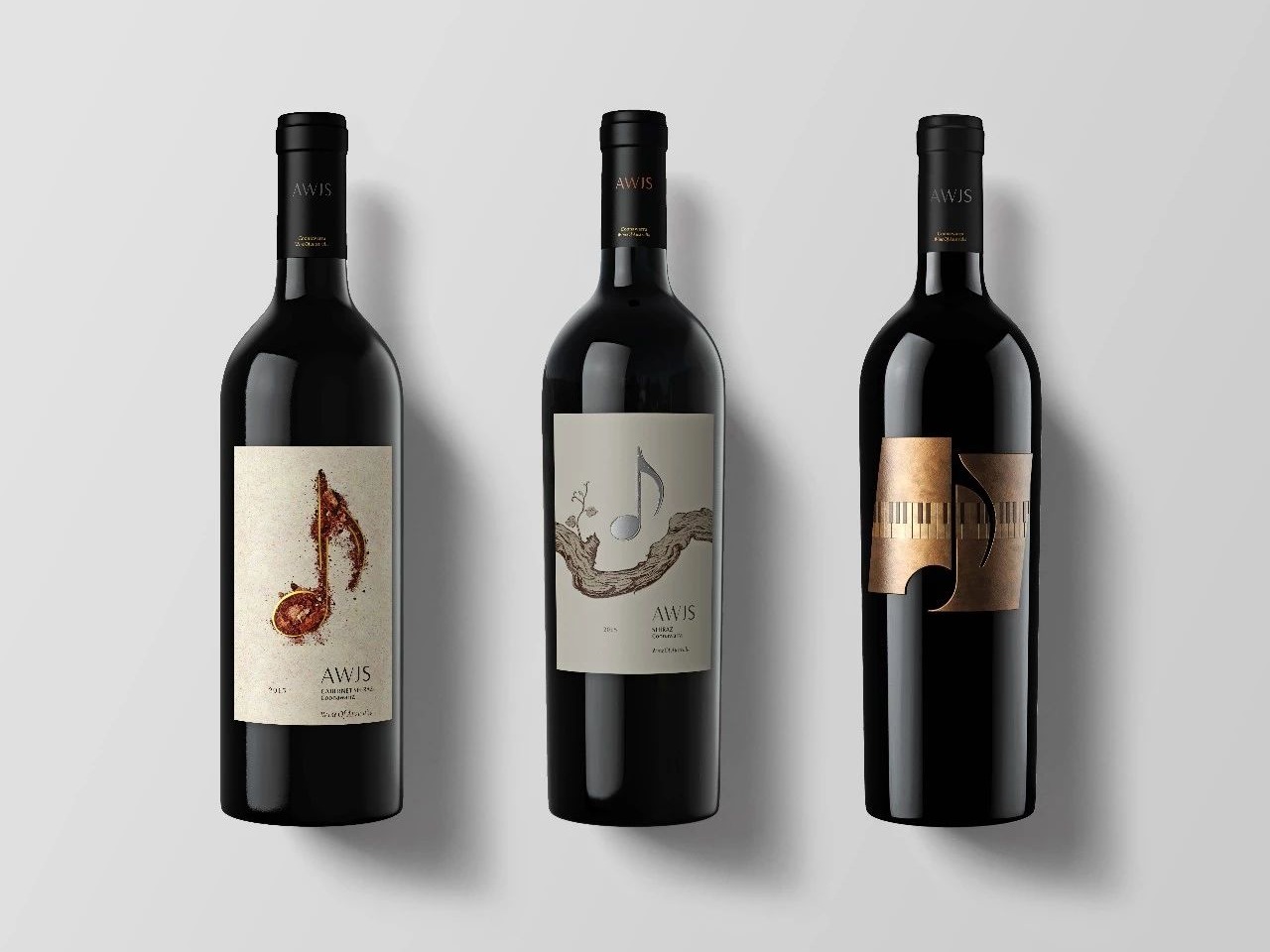 AWJS音符，追随旋律与酒神共舞！_卓上设计-站酷ZCOOL