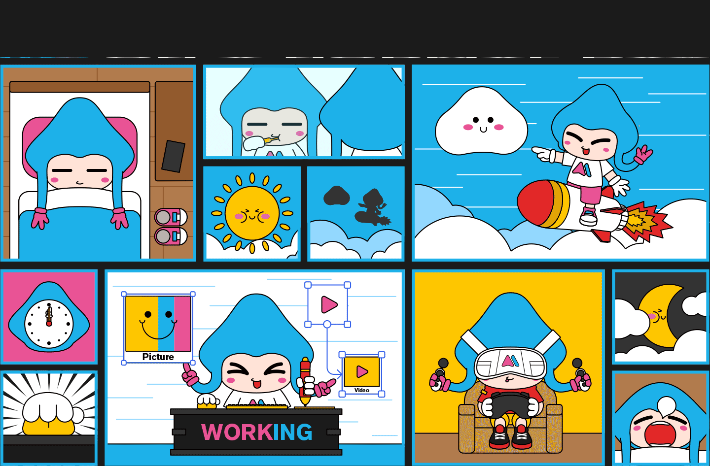 MasterGo IP 设计一起创造——水母头MG_H_Monet-站酷ZCOOL