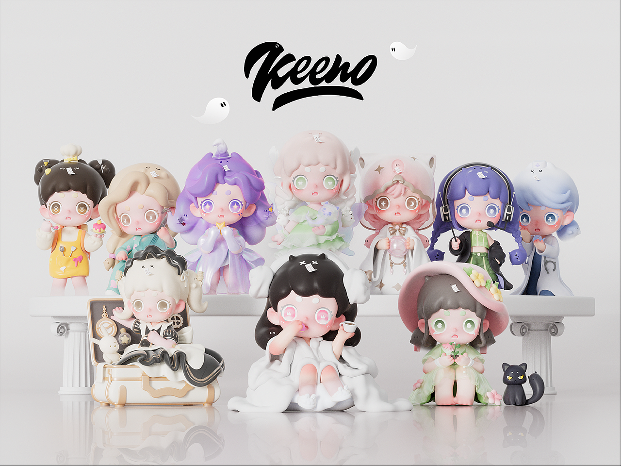 潮玩IP︱Keeno环游记-MBTI系列盲盒_啵A呗-站酷ZCOOL