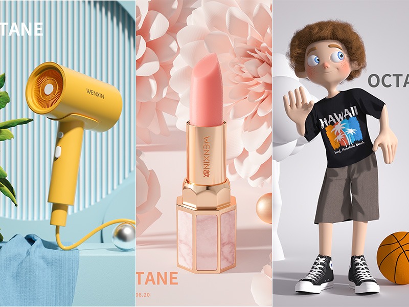 C4D练3_文歆ZWL-站酷ZCOOL