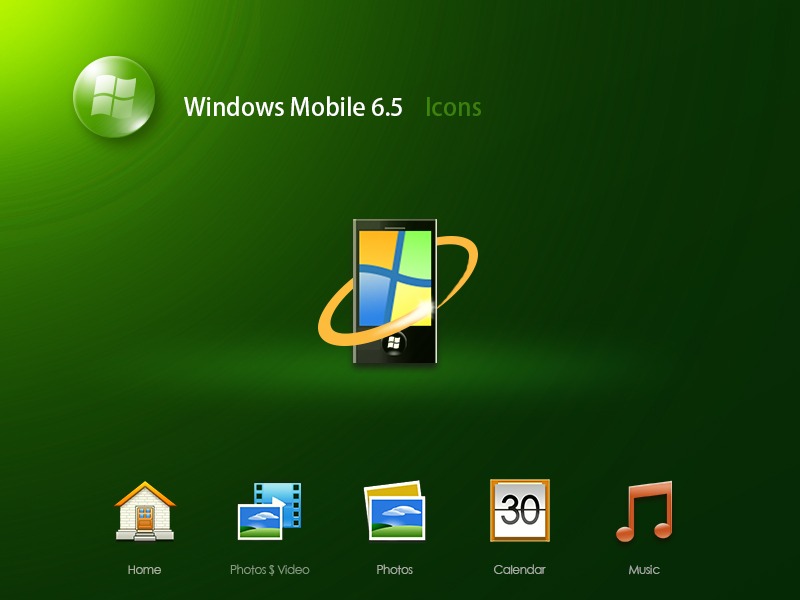 Windows Mobile 6.5 Icons临摹_Monsterforest-站酷ZCOOL