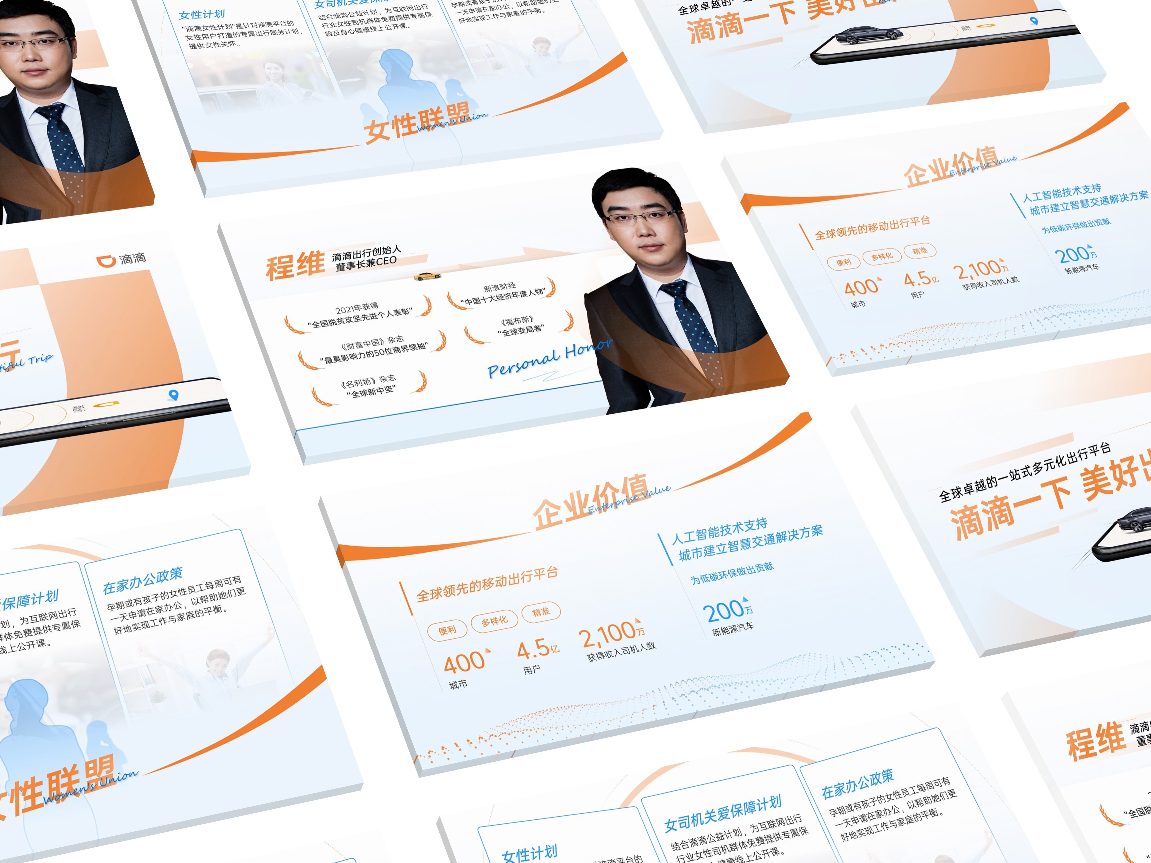 PPT习作 滴滴_傻仙女的大猪蹄子-站酷ZCOOL