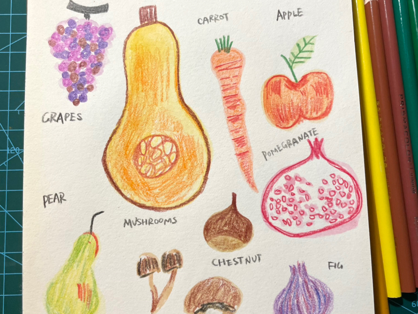 手绘食谱Vol.59 Autumn_元气乔伊-站酷ZCOOL