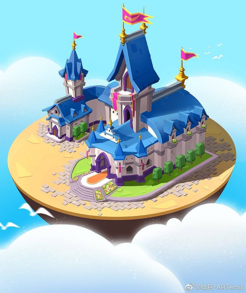 Q版场景_Artemis_绯月-站酷ZCOOL