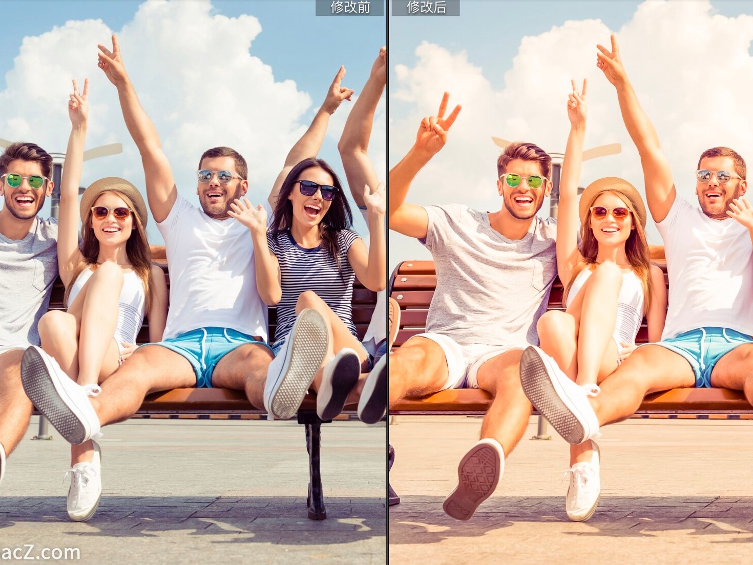 阳光充满活力人像外拍Lr预设_mac开心-站酷ZCOOL