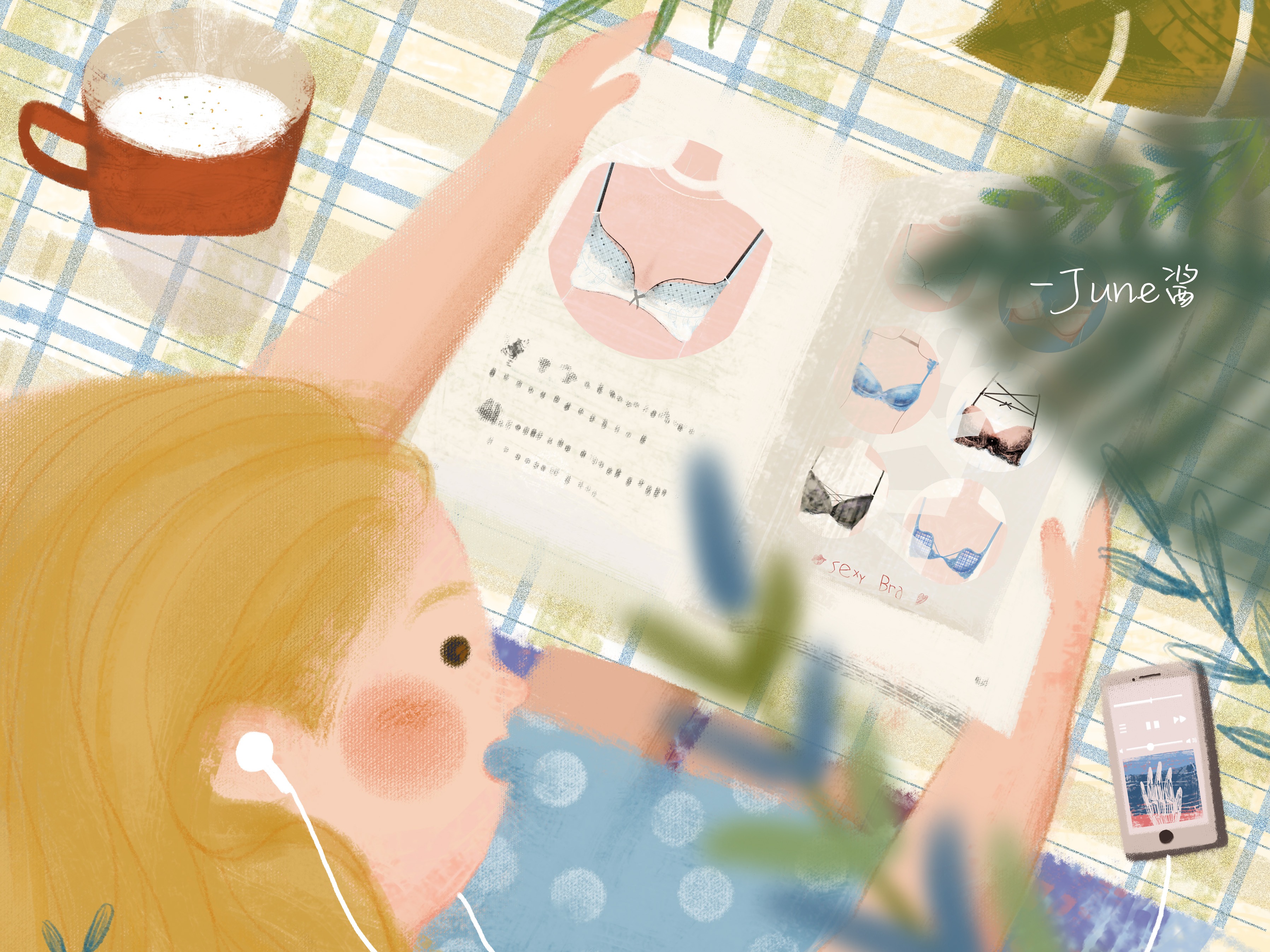 向外扩展的小练习——看bra的小吕孩_June酱-站酷ZCOOL