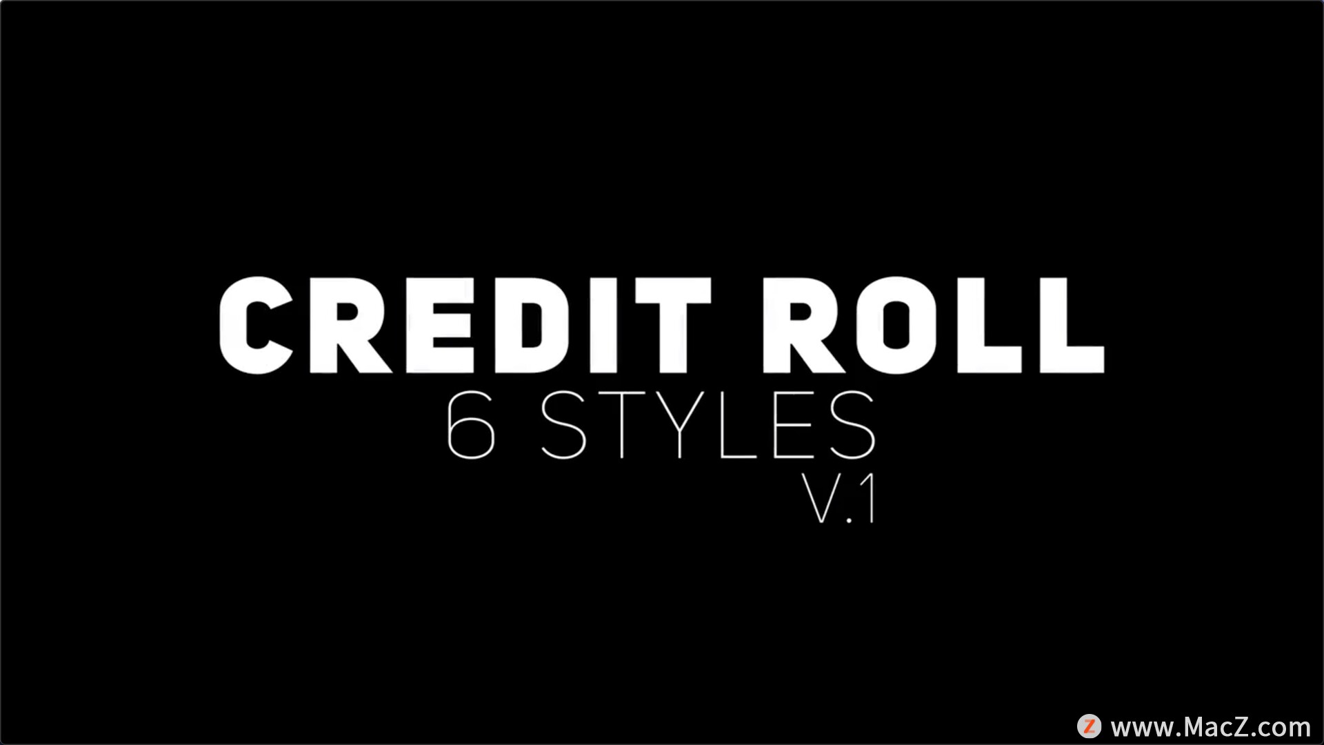 PR模板-电影片头片尾谢幕滚动标题字幕动画 Credit Roll_醉舞千年杯莫停-站酷ZCOOL