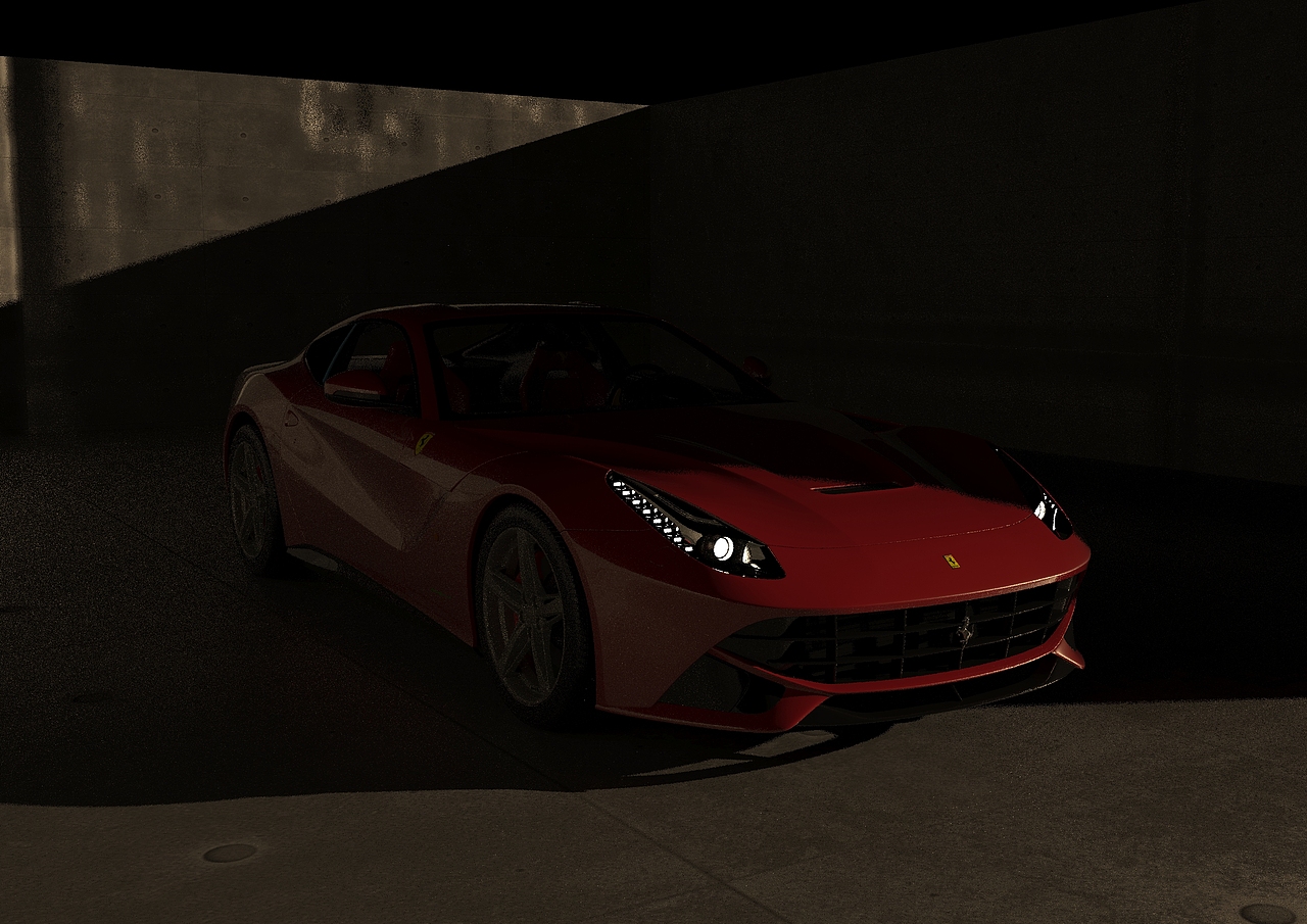 法拉利F12 奔驰GTR 日产GTR渲染 汽车CGI可视化设计_耿同学-站酷ZCOOL