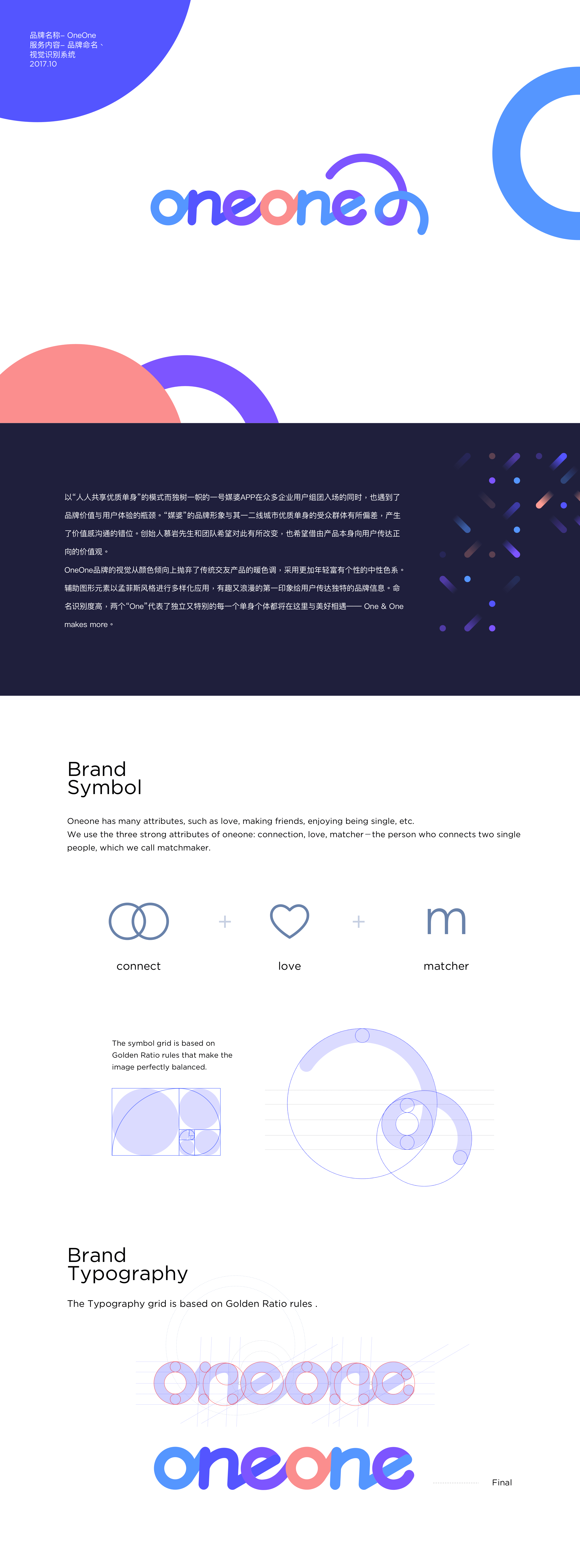 OneOne单身社交APP-品牌视觉形象_Nudge设计助推_-站酷ZCOOL