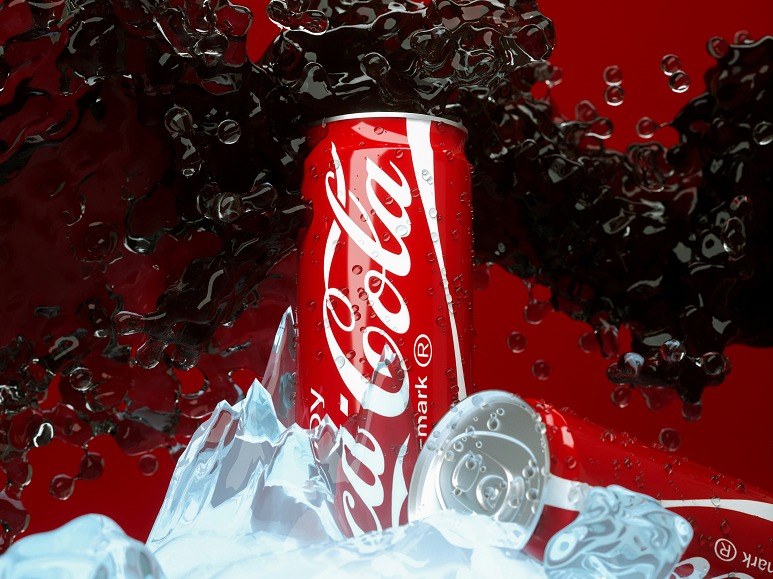 可乐C4DOC练习，祝大家2019红红火火！_小影之家-站酷ZCOOL