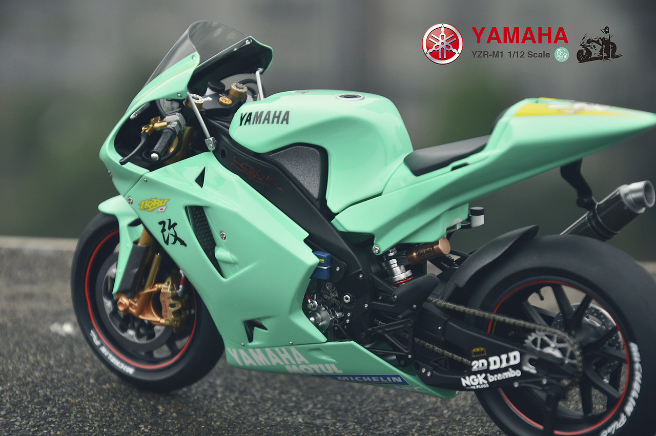 田宫 1:12 雅马哈YZR-M1_一夏南一-站酷ZCOOL