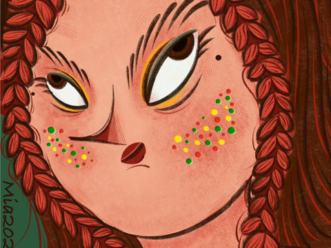 插画头像_阿咪Mia-站酷ZCOOL