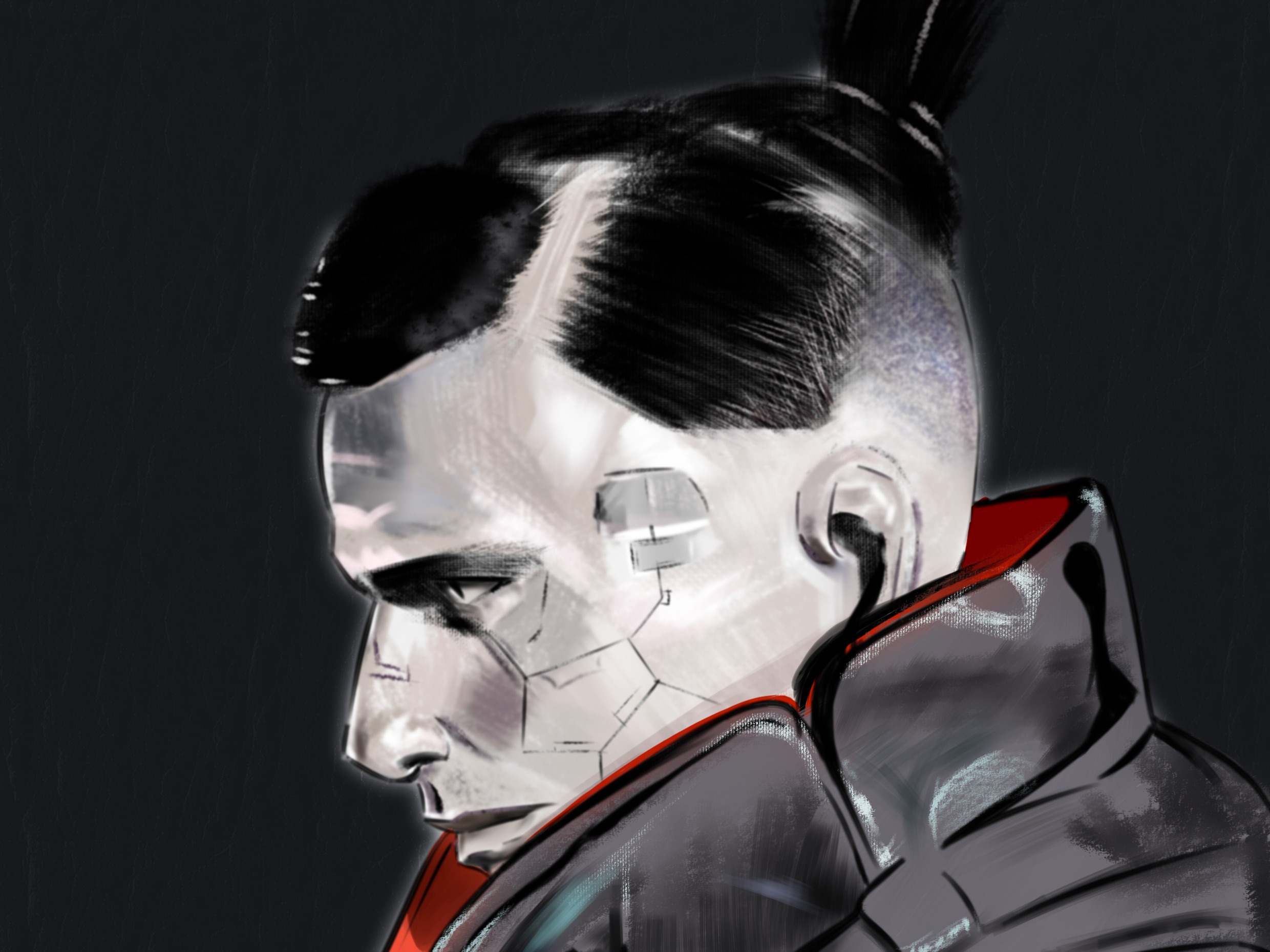 赛博朋克2077临摹_黑嘿嘿2333-站酷ZCOOL