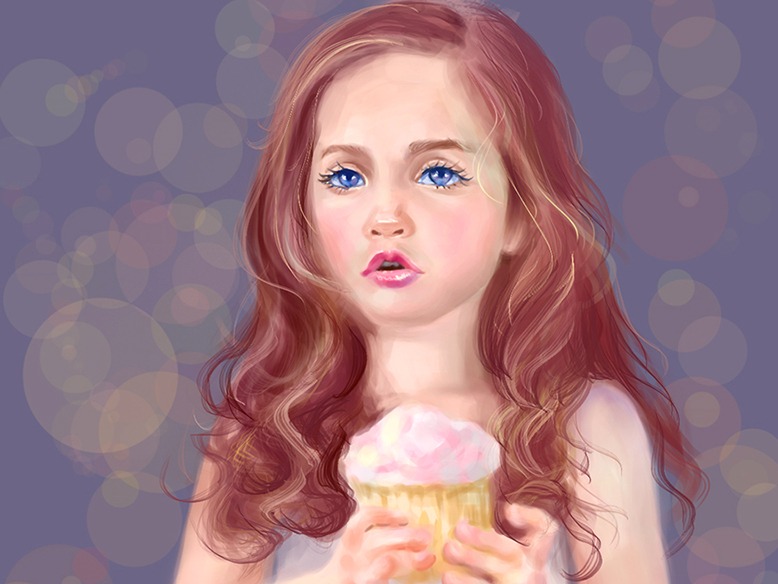 小女孩-人像练习01_lynn_7yu-站酷ZCOOL