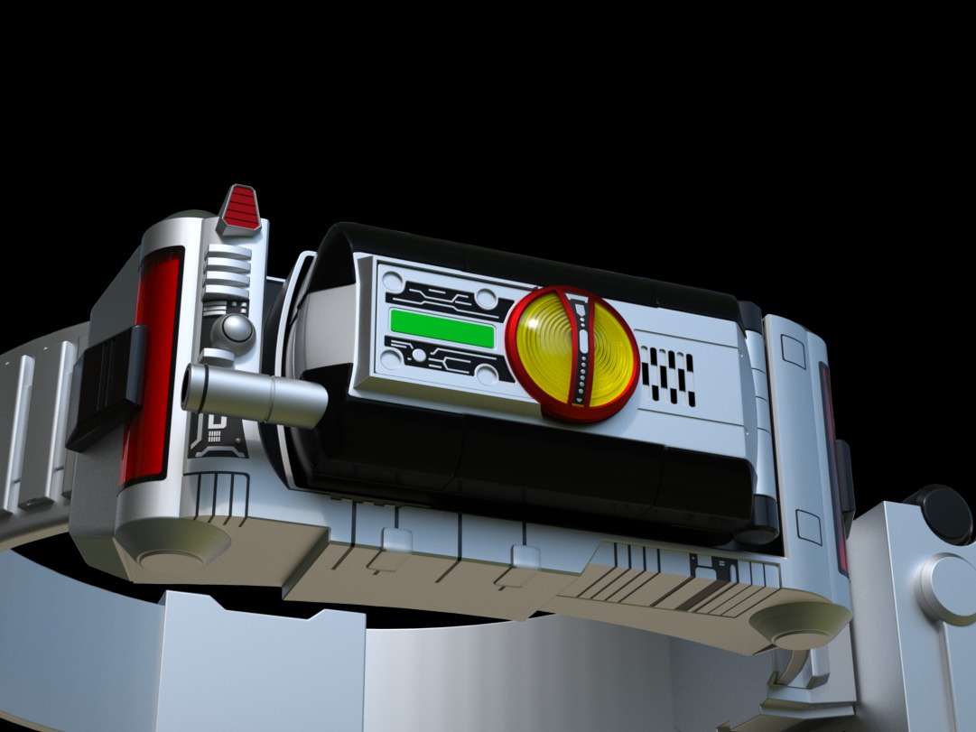 C4D 假面骑士555 faiz腰带建模渲染_天然气泡矿泉水-站酷ZCOOL