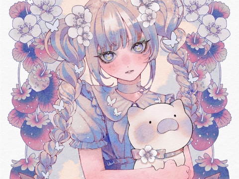 浆紫草莓_KUME九米-站酷ZCOOL