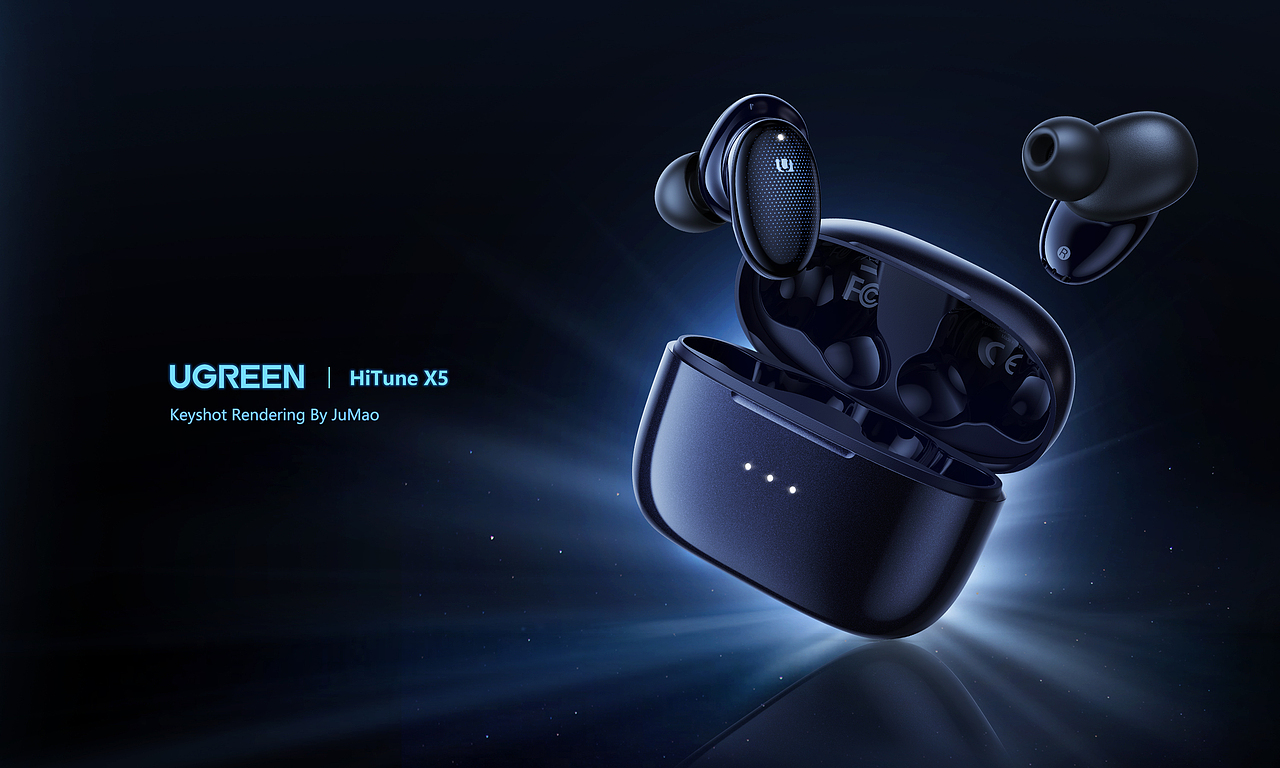 【UGREEN Q2 Product Rendering】_微胖的橘猫-站酷ZCOOL