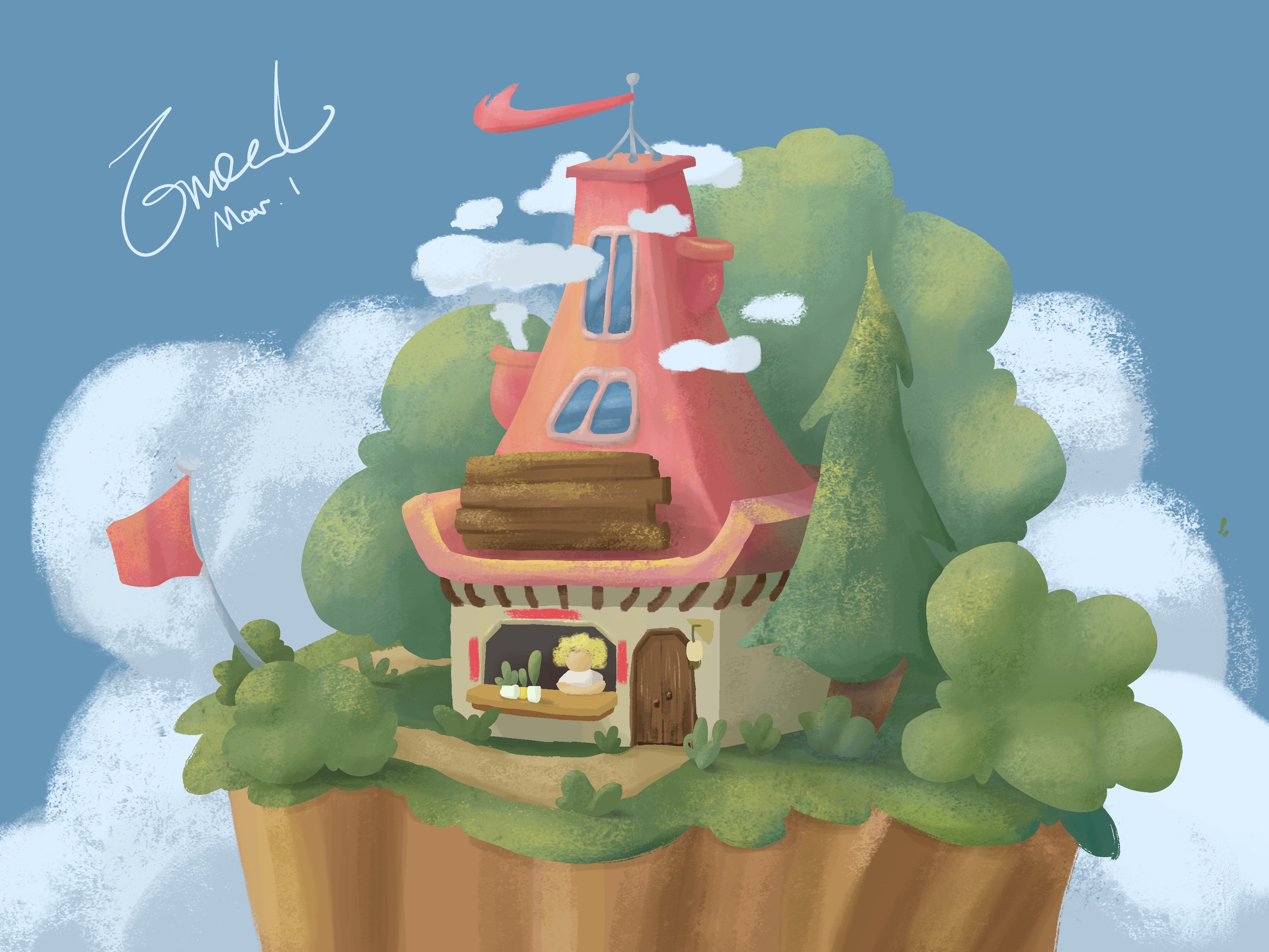 小场景-白天_画画的Emma_L-站酷ZCOOL