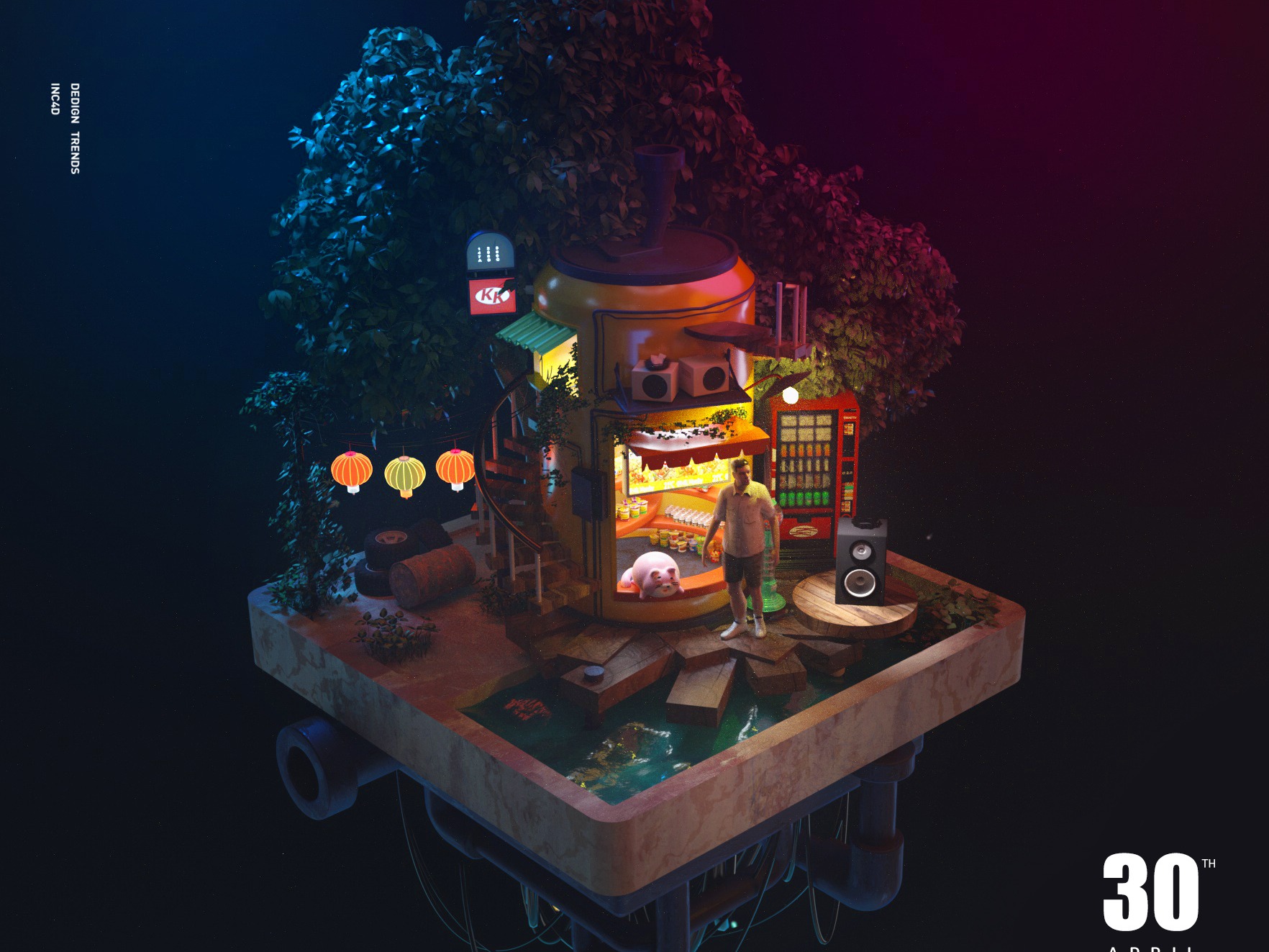 C4D临摹练习_斯派克spike-站酷ZCOOL