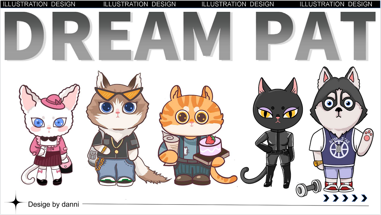 DREAM PAT 梦中情宠 原创IP设计_B1ank7-站酷ZCOOL
