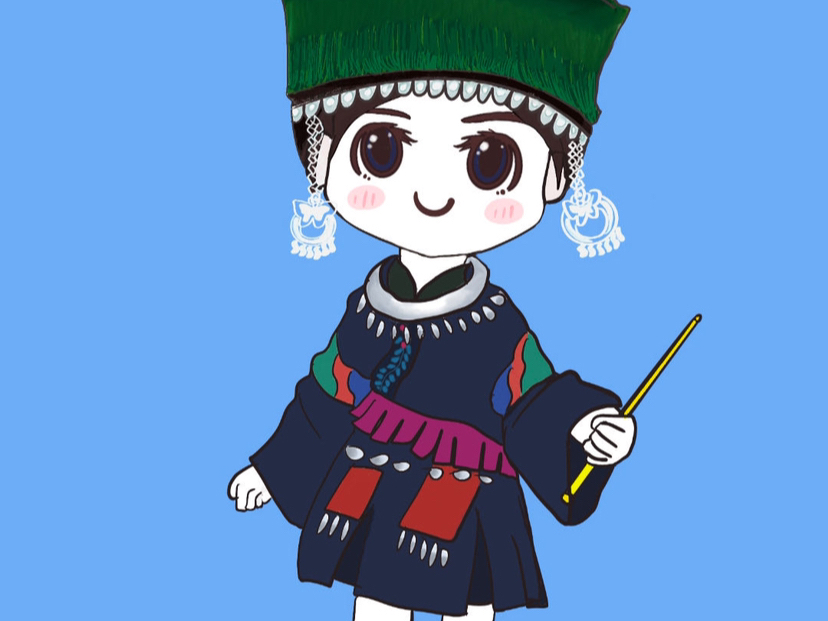 苗族少女_ysx小刀-站酷ZCOOL