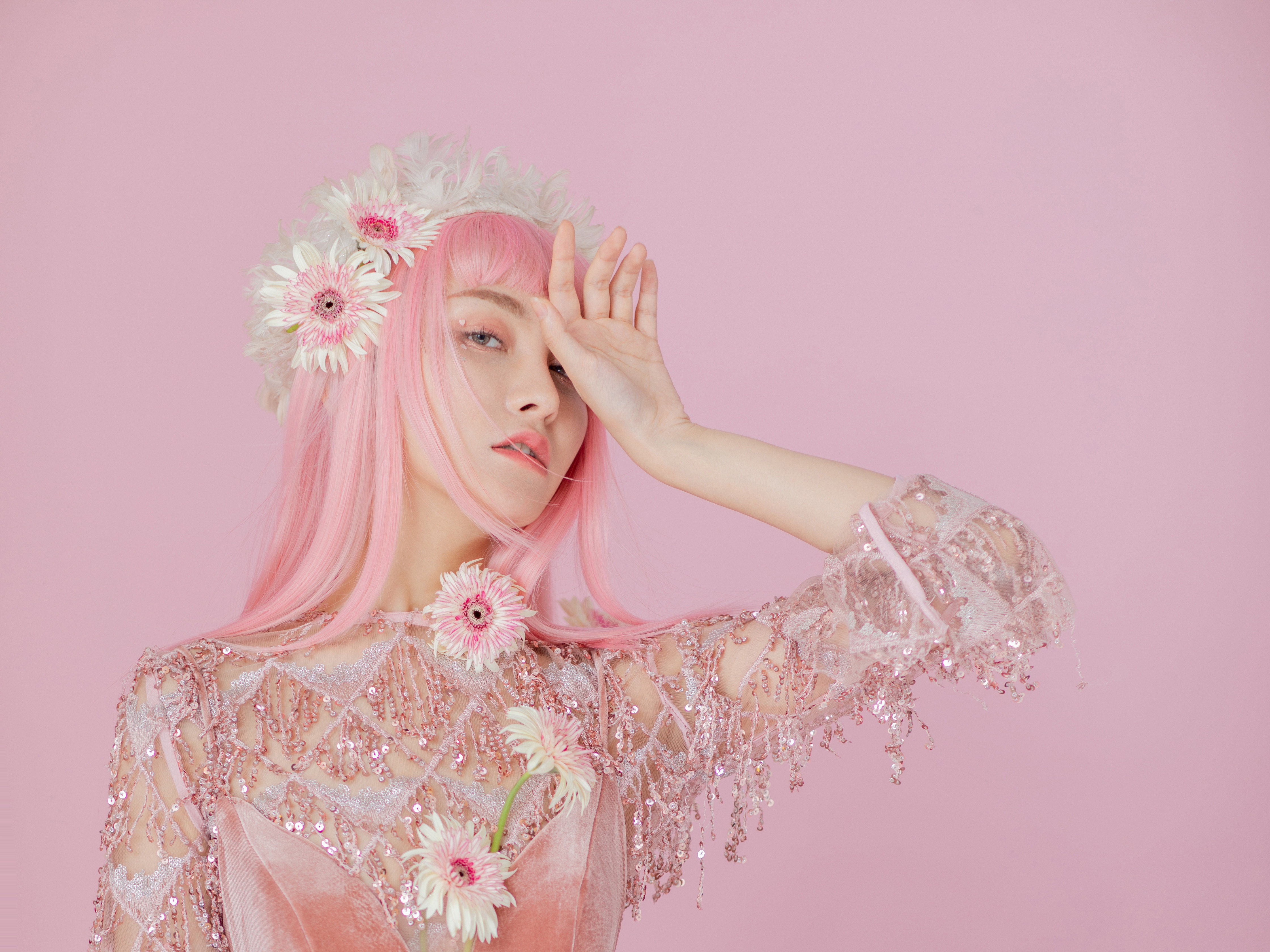 粉色,带来所有的甜美幻想_KIMI造型培训-站酷ZCOOL