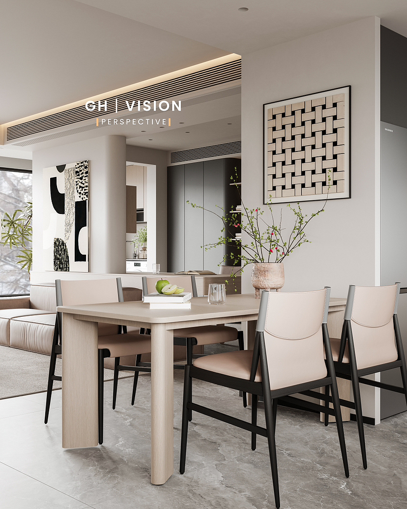【GH｜VISION】意式/现代极简风格效果图最新出炉_少时竹青酒-站酷ZCOOL